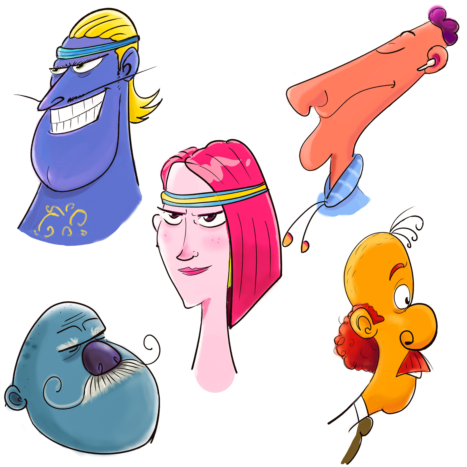 ArtStation - Each color expresses your personality..🎉