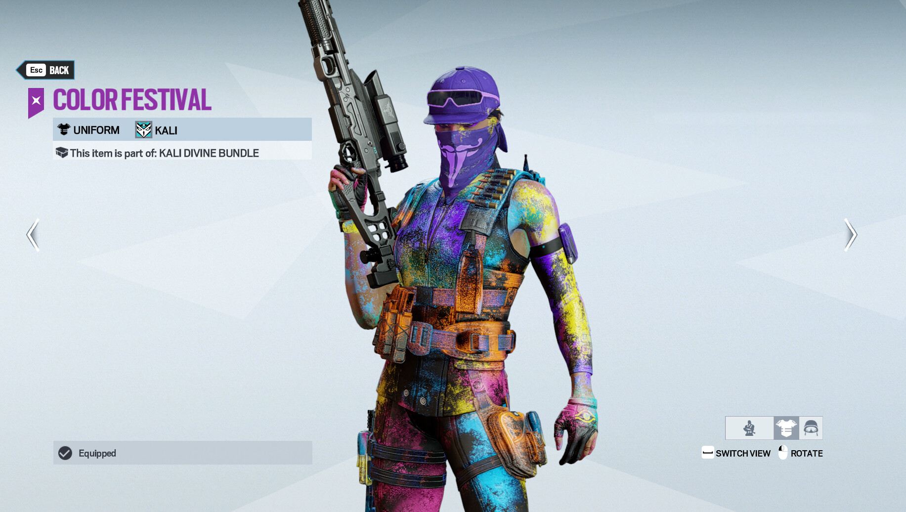 Victoria Madurga - Tom Clancy's Rainbow Six Siege - Kali Divine Bundle ...