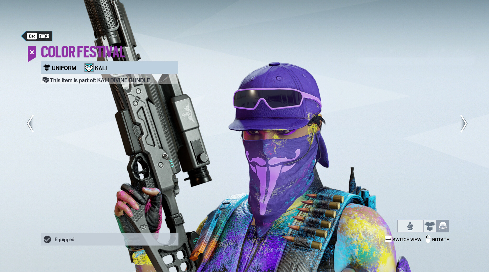 Victoria Madurga - Tom Clancy's Rainbow Six Siege - Kali Divine Bundle ...