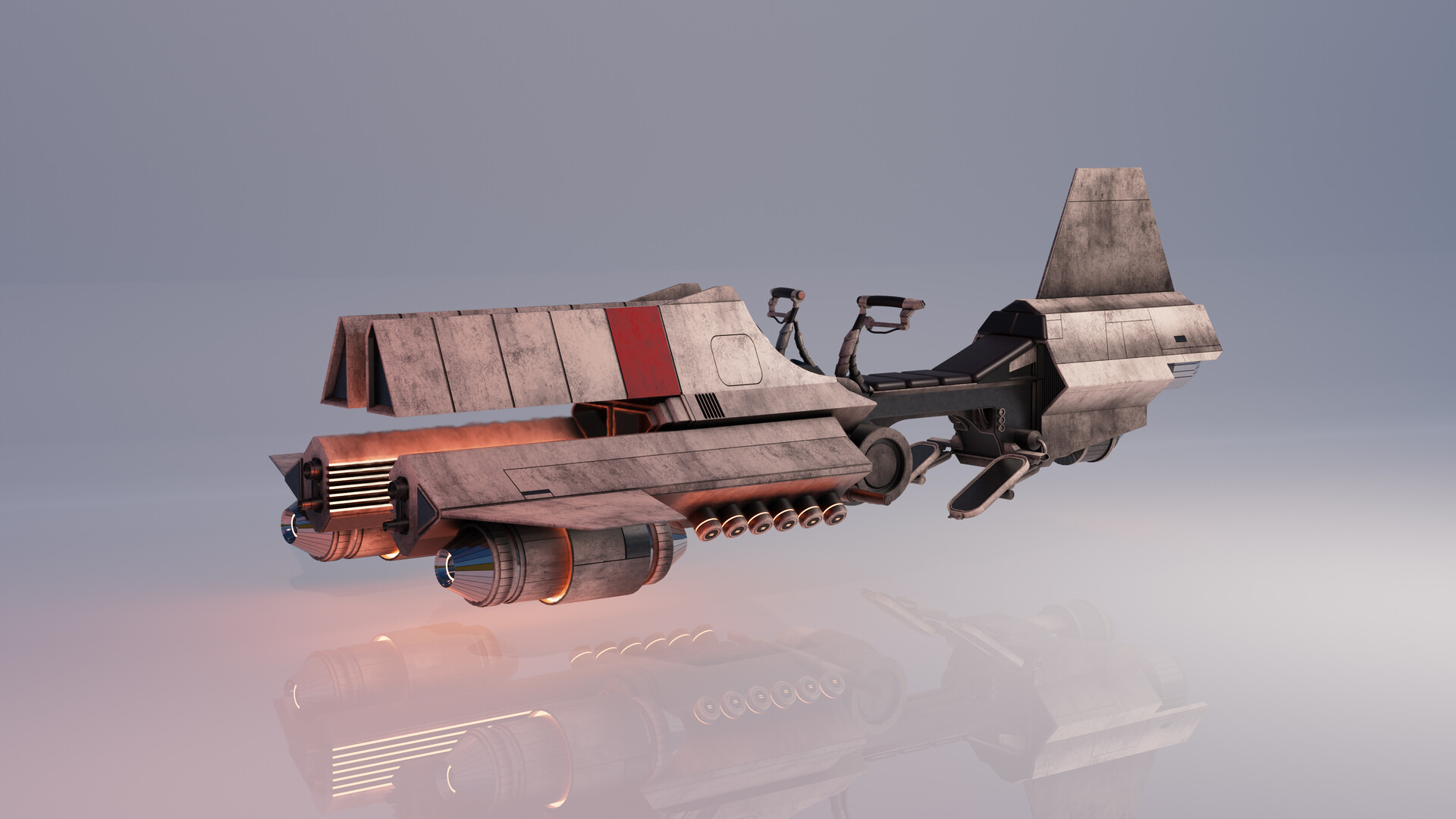 ArtStation - The "Heatwave" - All Terrain Speed Bike (ATS-B)