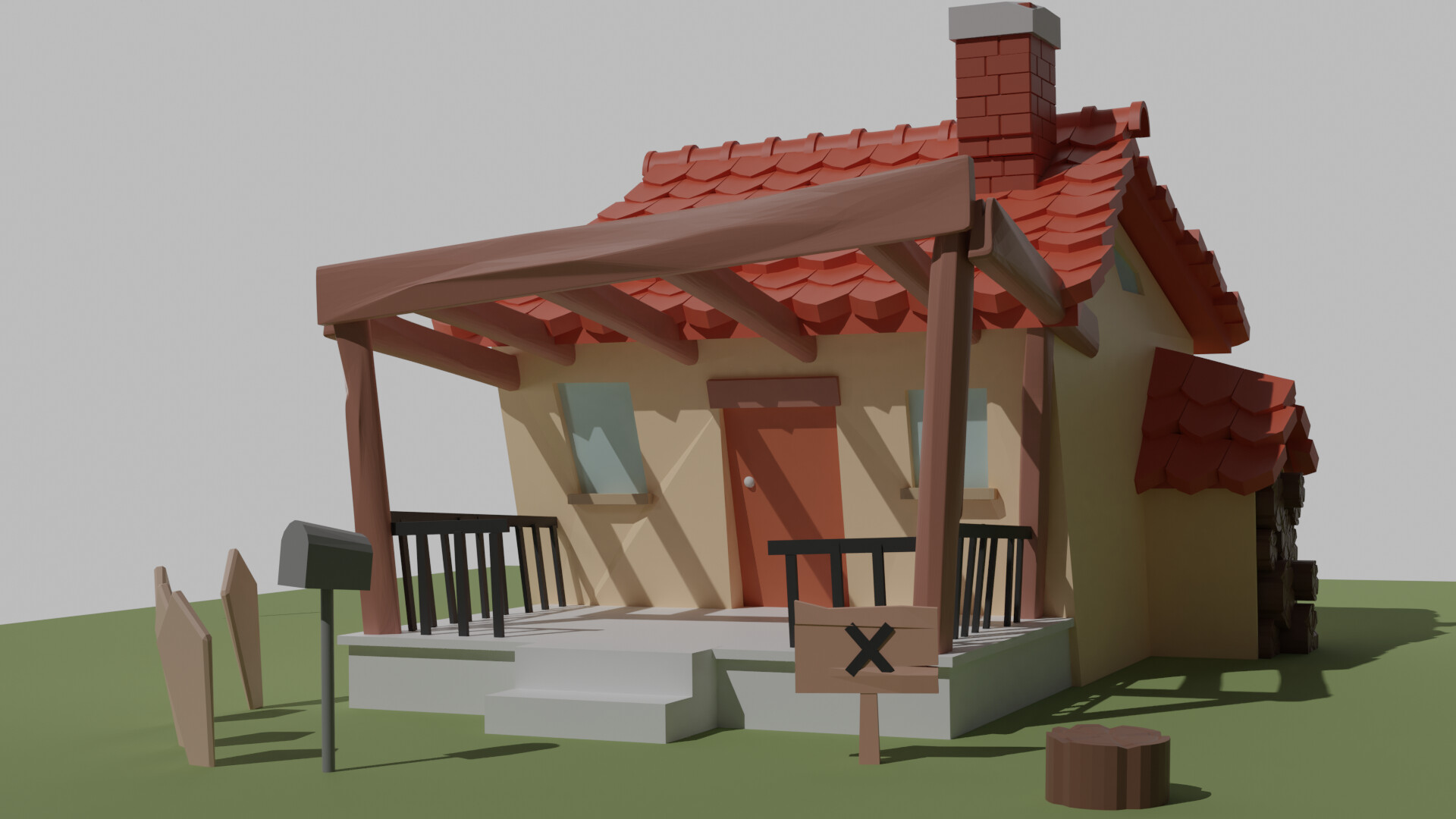 ArtStation - stylized home