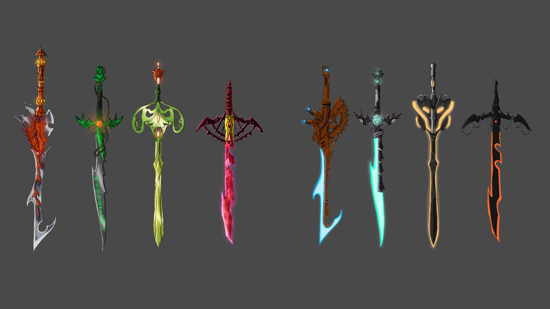 Fantasy & Sci-Fi Swords by Viet Nhan Tran : r/ImaginaryWeaponry