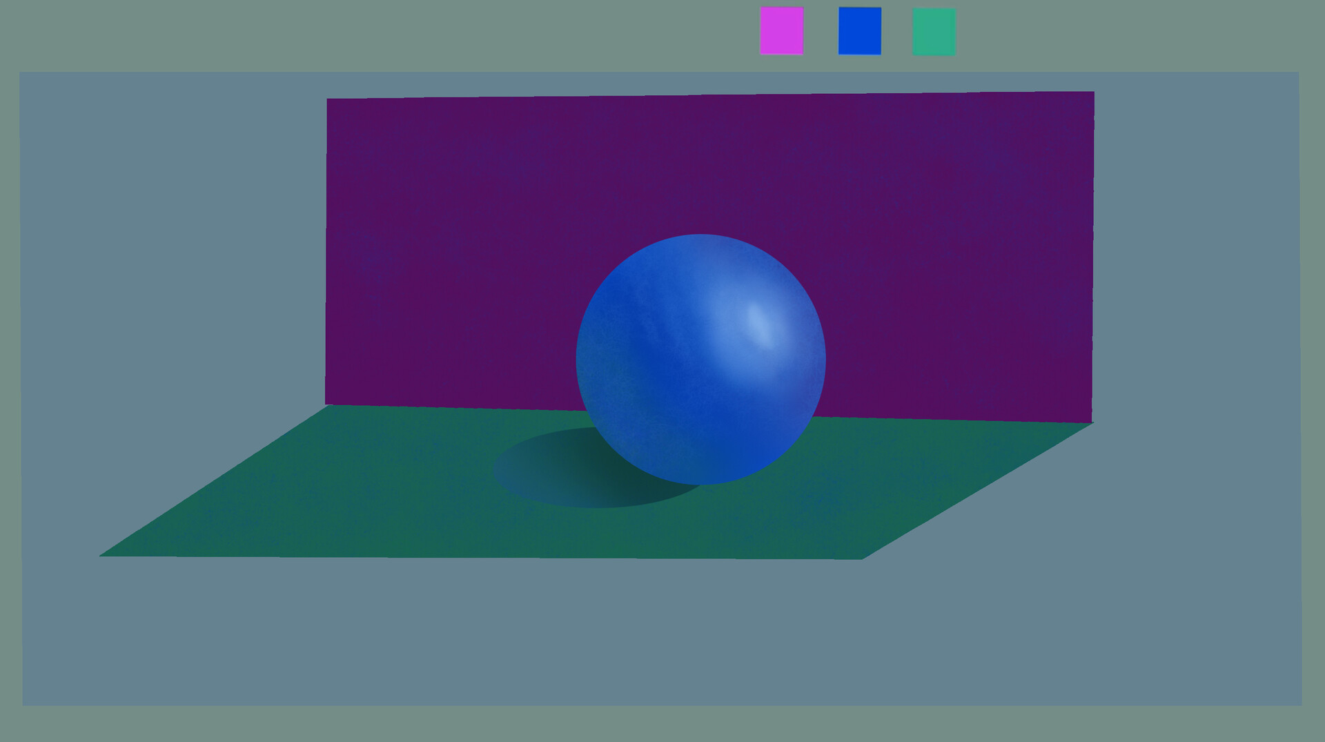 ArtStation - Cold palette - study of spatiality and relief