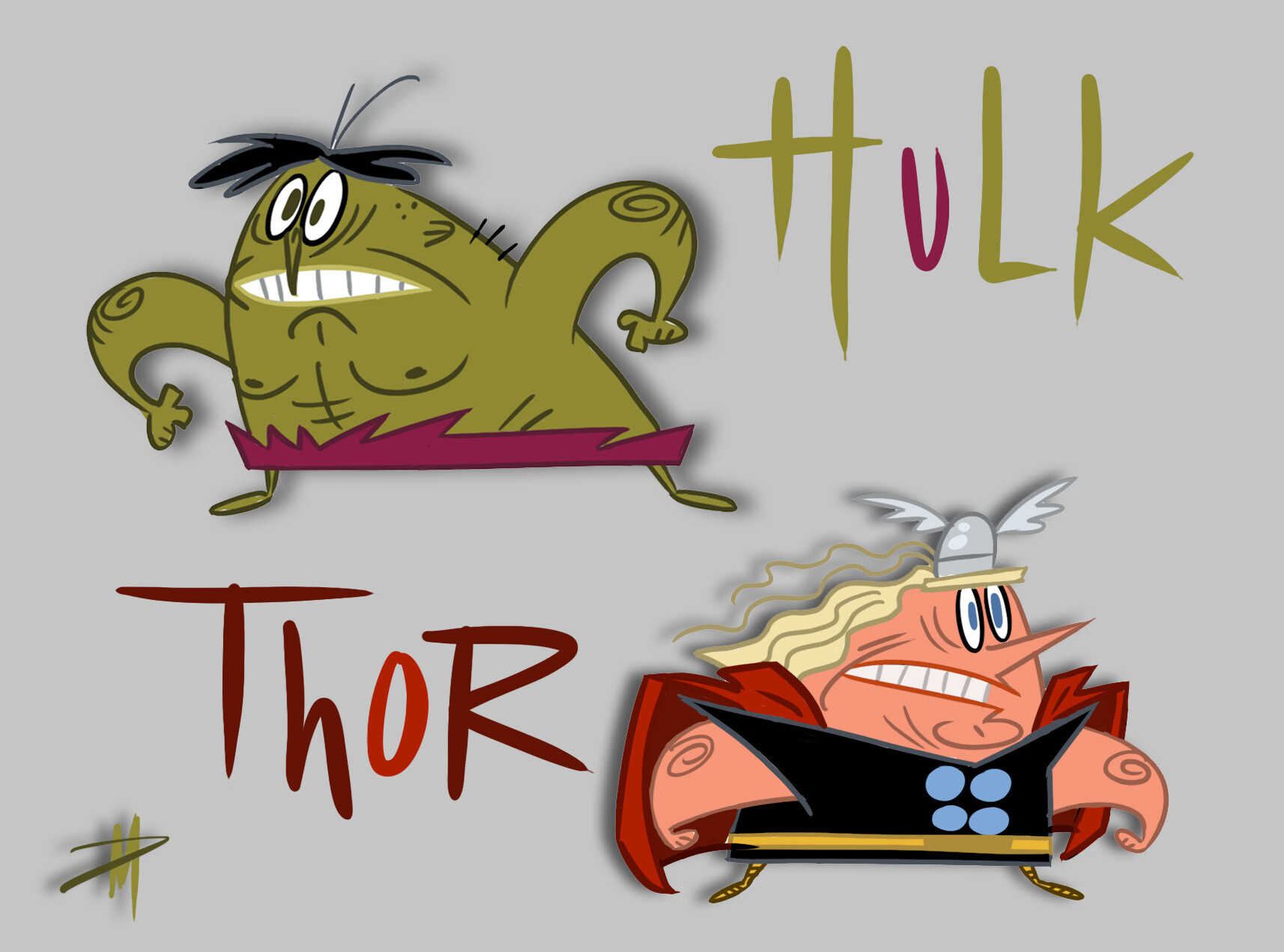 ArtStation - Super Hero Shape Character Designs