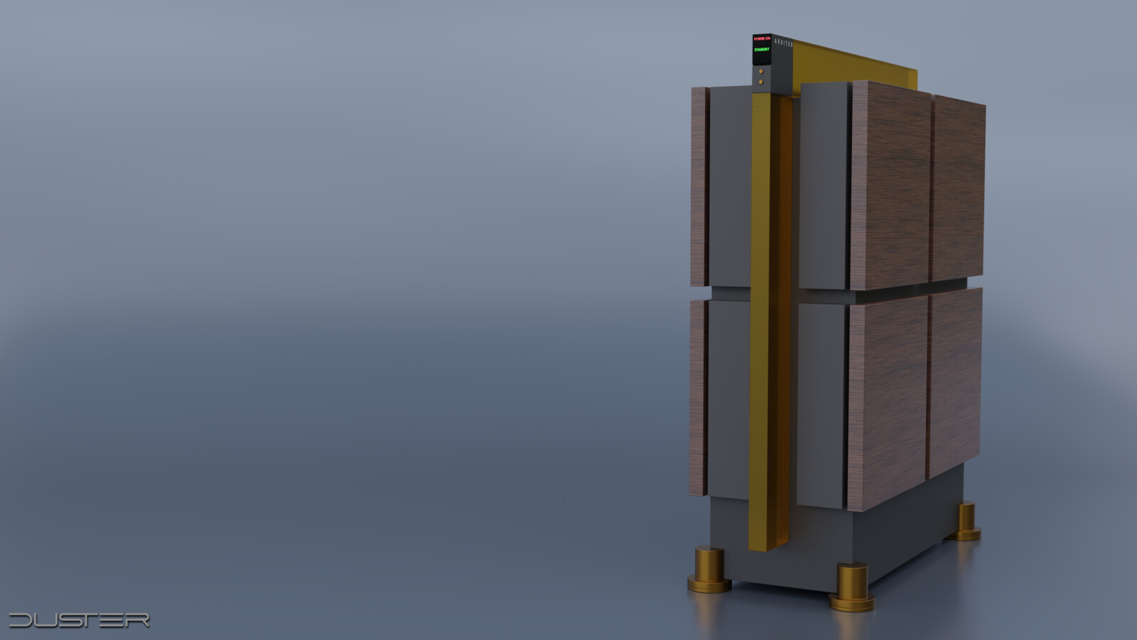 Duster - Dynaudio Arbiter power amplifier - Blender 3D model