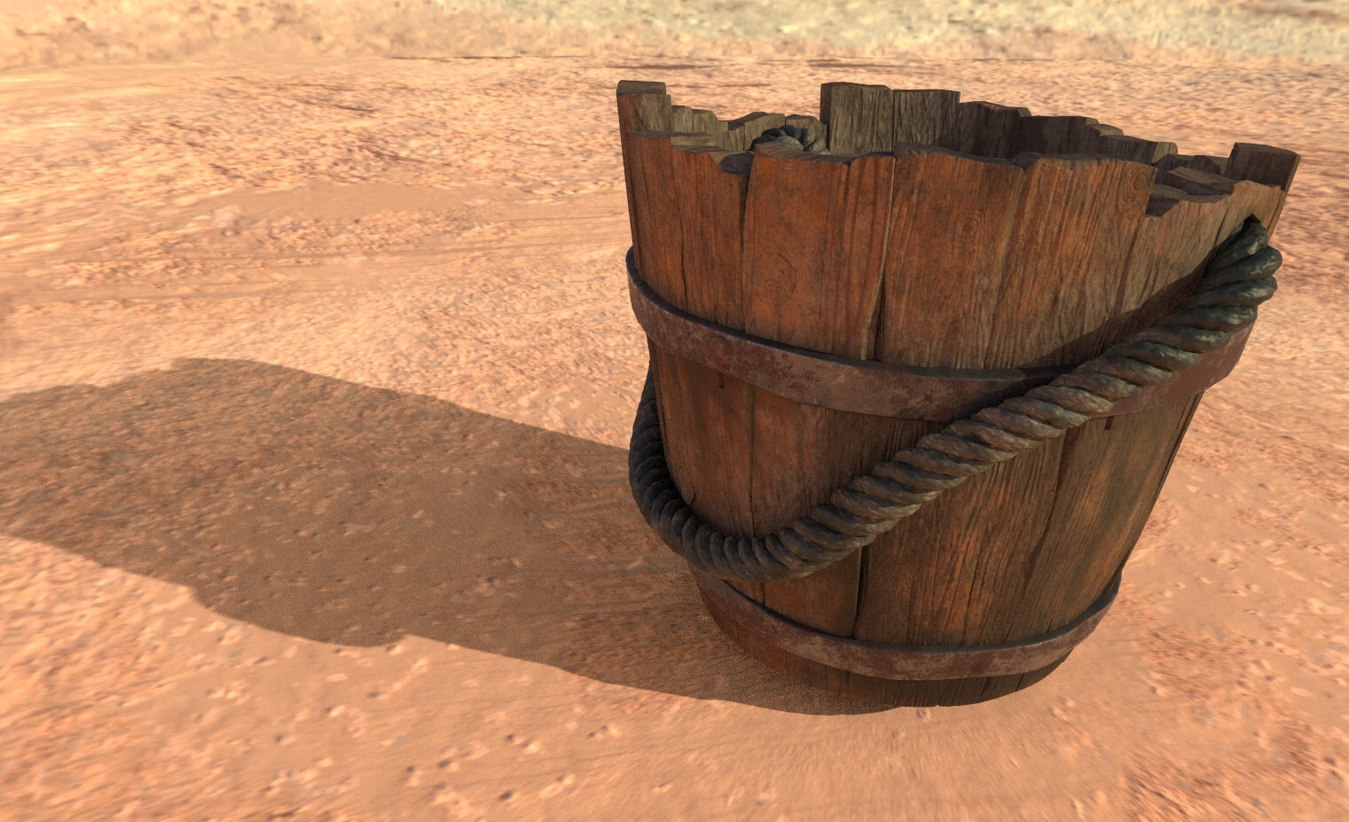 ArtStation - Bucket TEXTURES ONLY