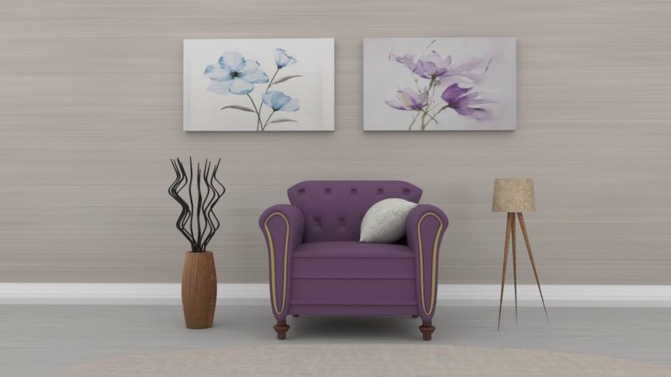 ArtStation - 3d sofa software: maya