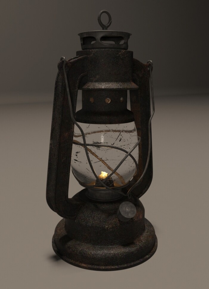 ArtStation - Rustic Lantern