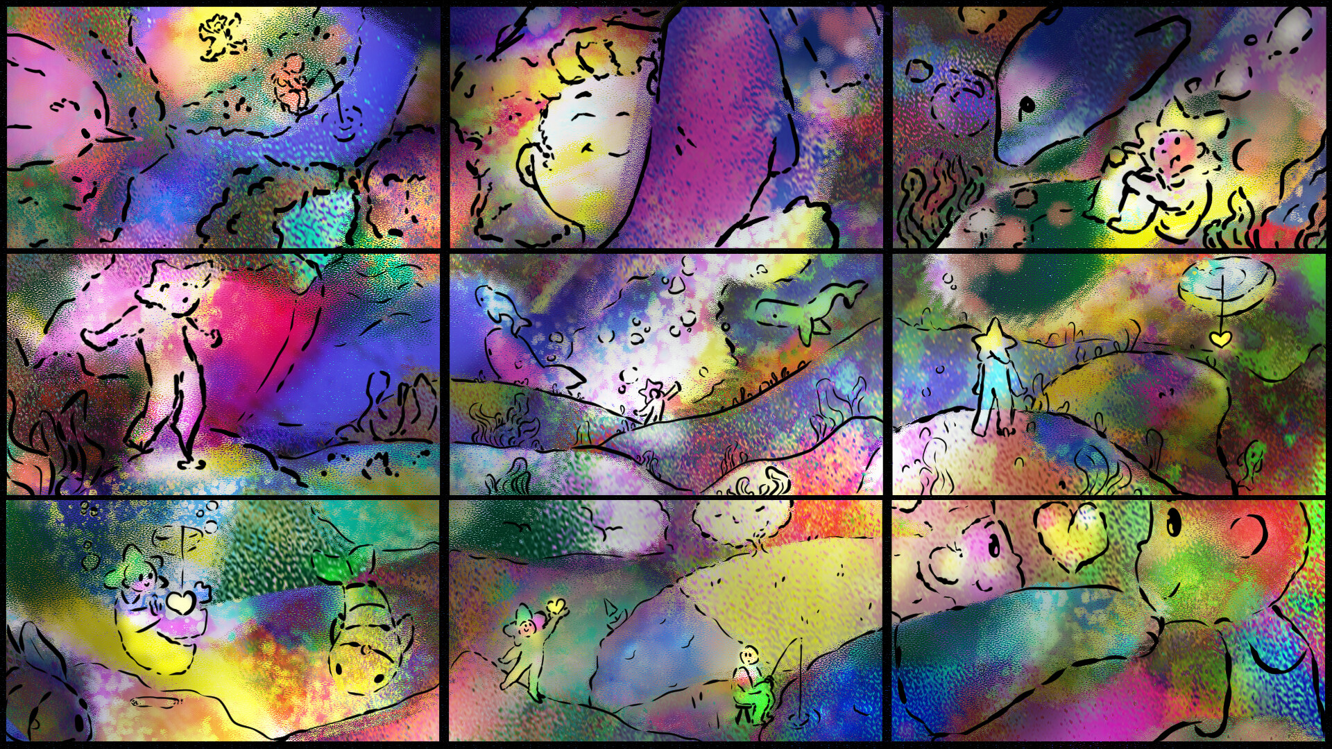 ArtStation - Sweet walk in the river