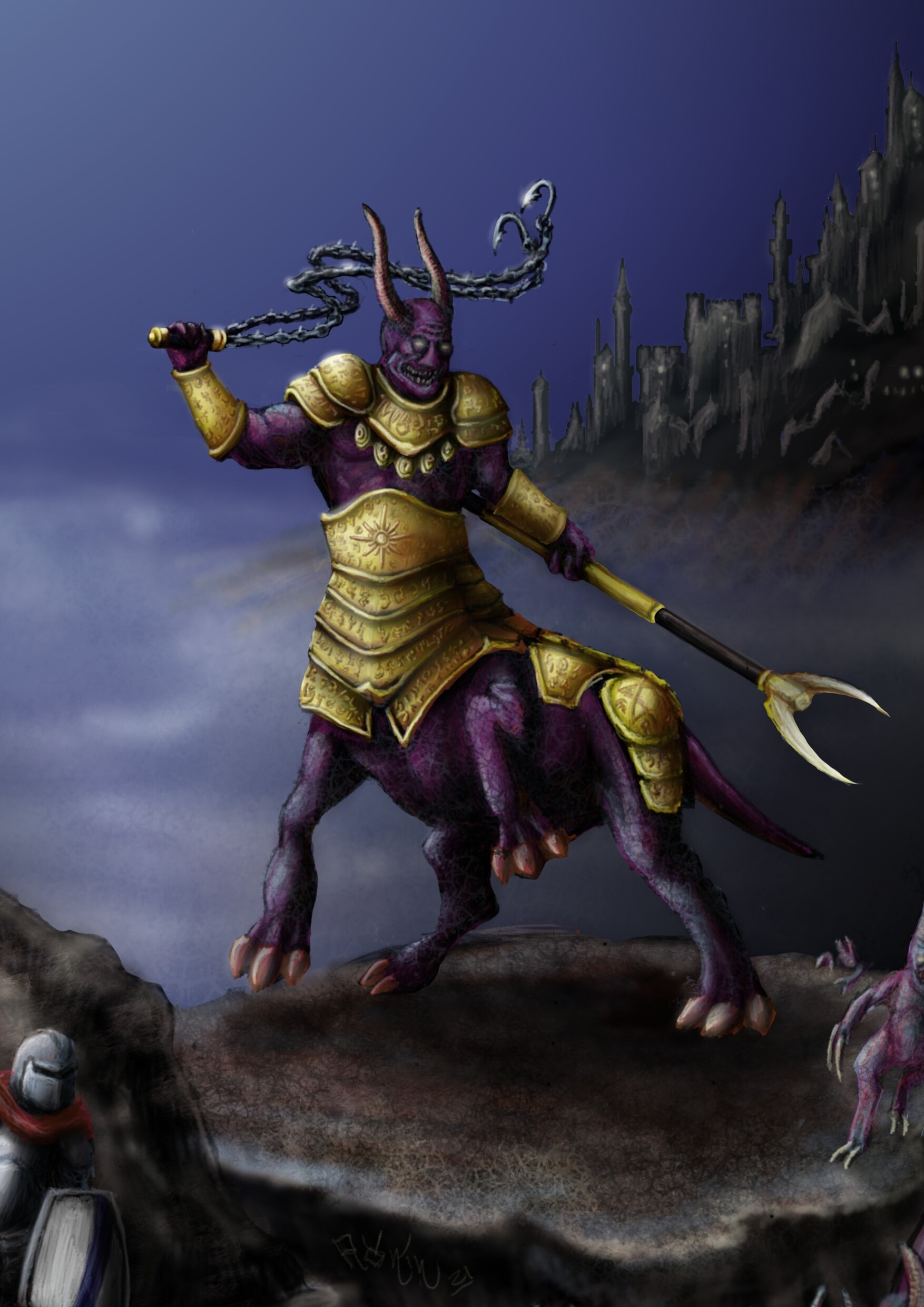 ArtStation - Demonic Tyrant