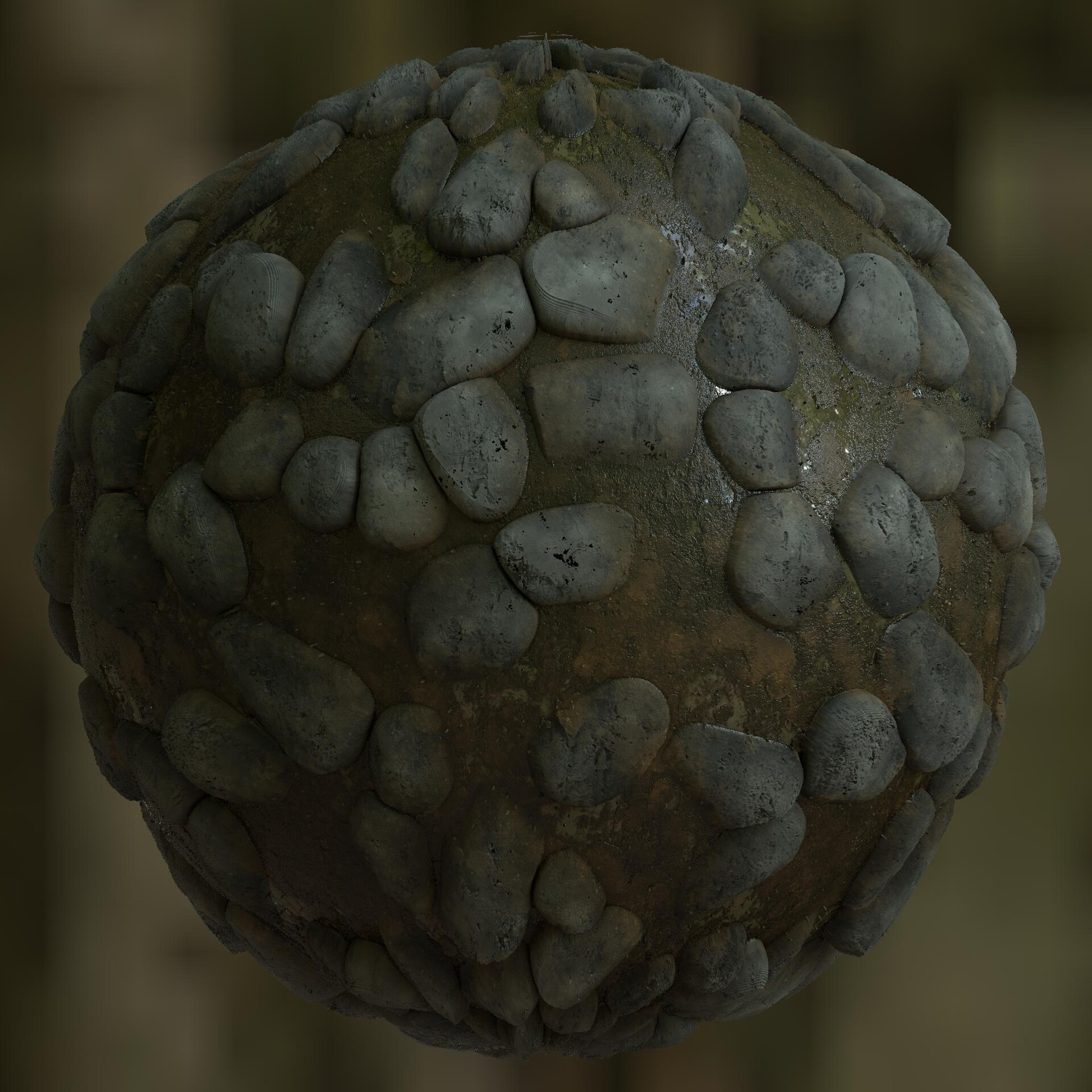 ArtStation - Substance Designer: Procedural Muddy Ground Material