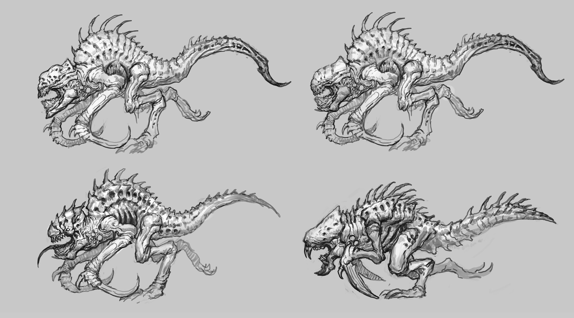 Alien Creature Drawing