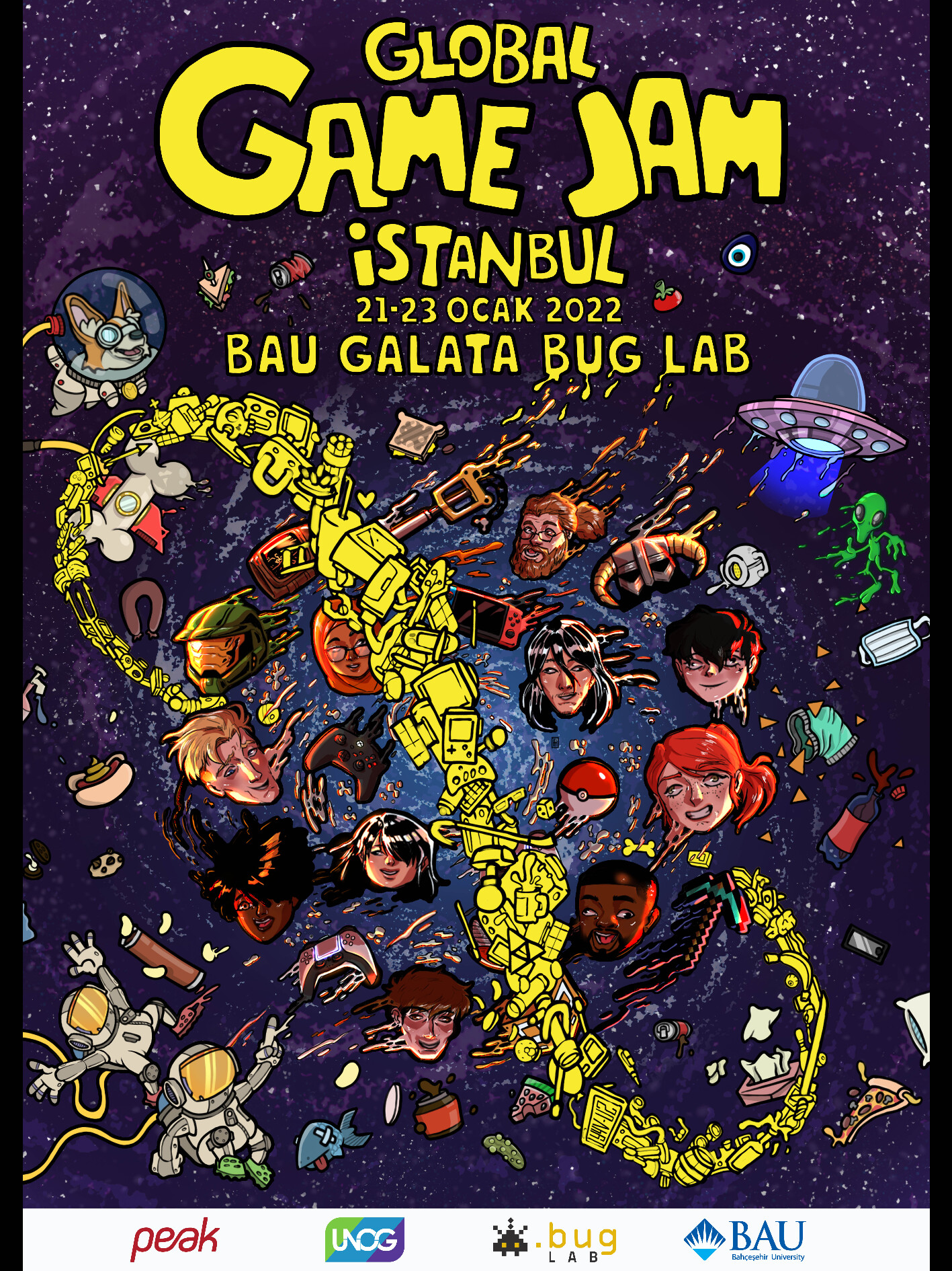 Mustafa Hakan Turkmen - Global Game Jam Poster for Bahçeşehir ...