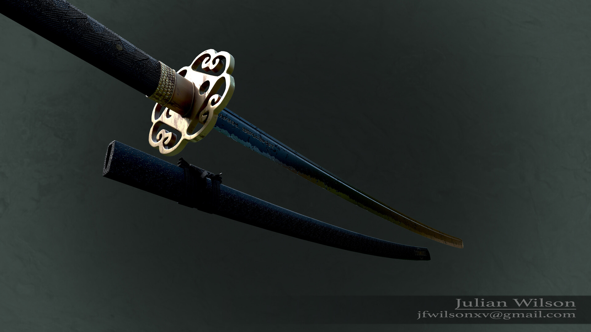 ArtStation - IRAY Midnight Eclipse Katana