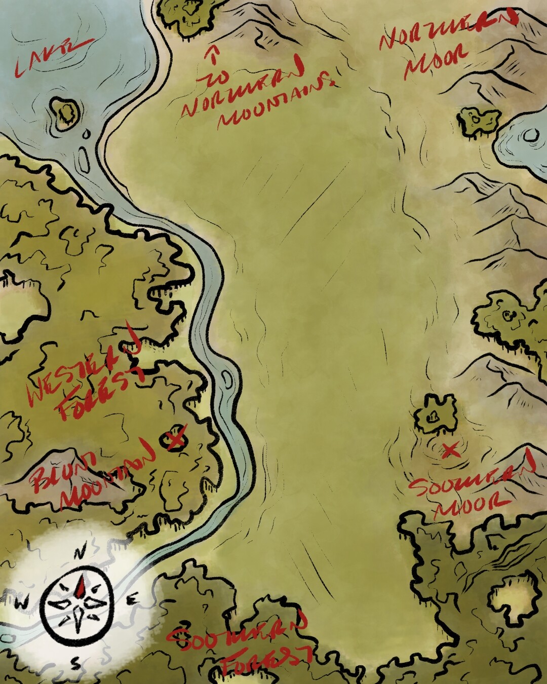 ArtStation - Valley Map