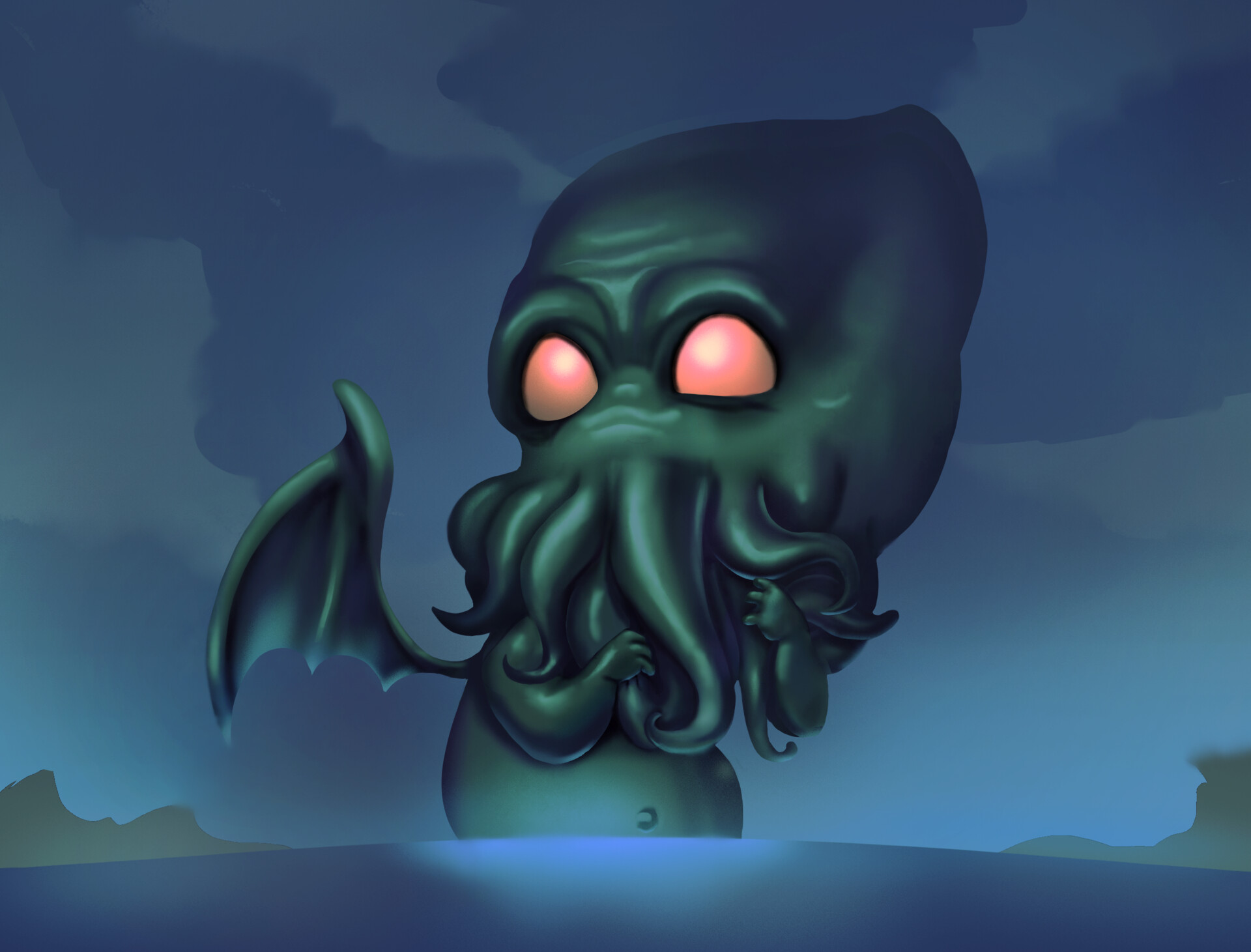 ArtStation - Baby Cthulhu