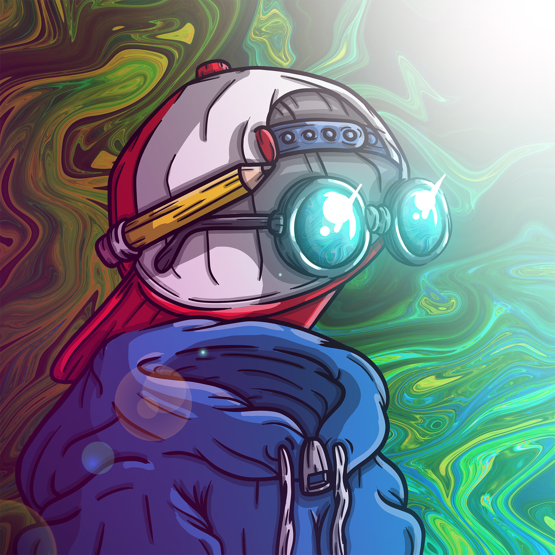 Arlo Freeth - Invisible Friends NFT - Commission Piece