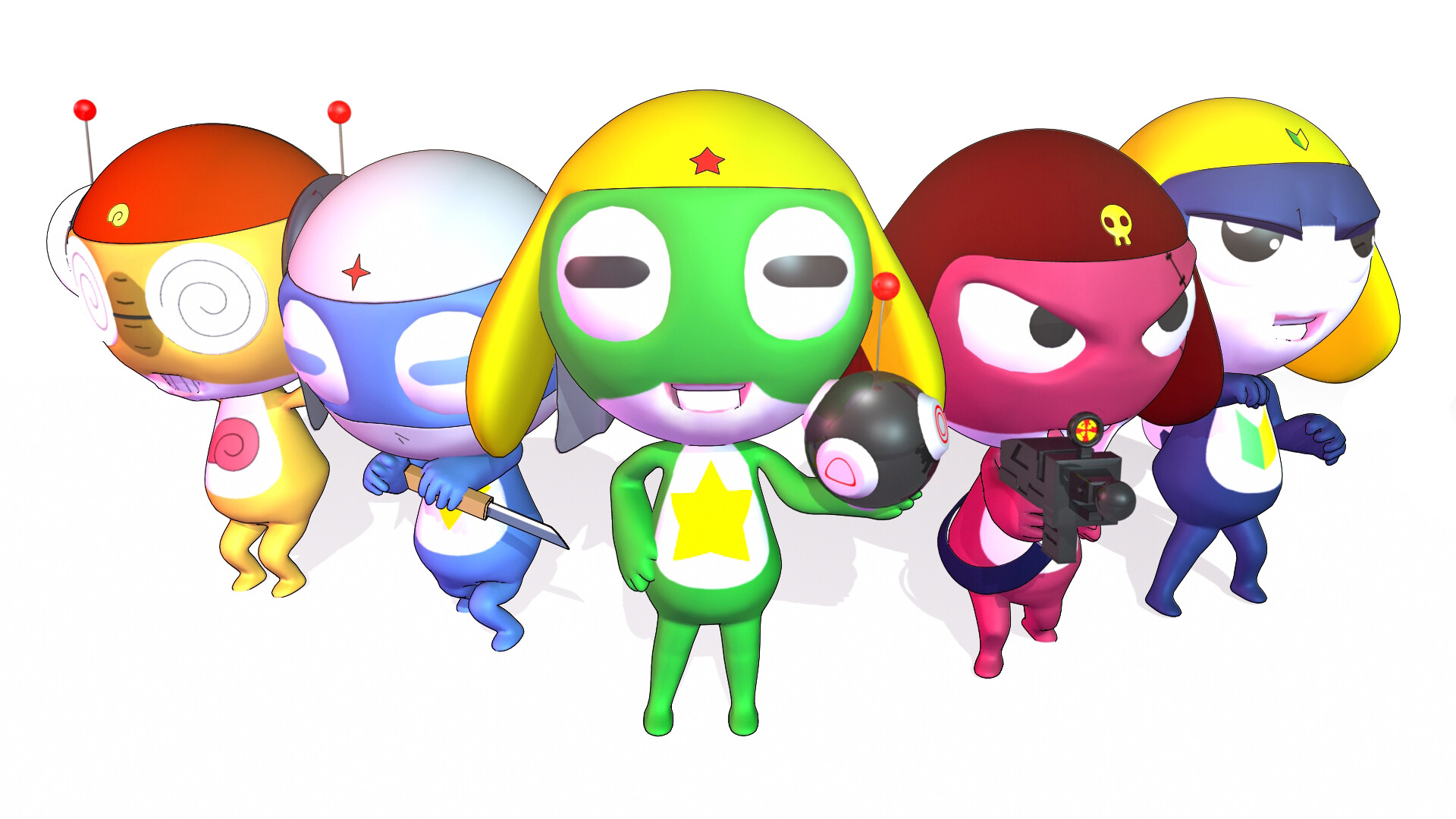 ArtStation - 3D模型製作-Keroro軍曹