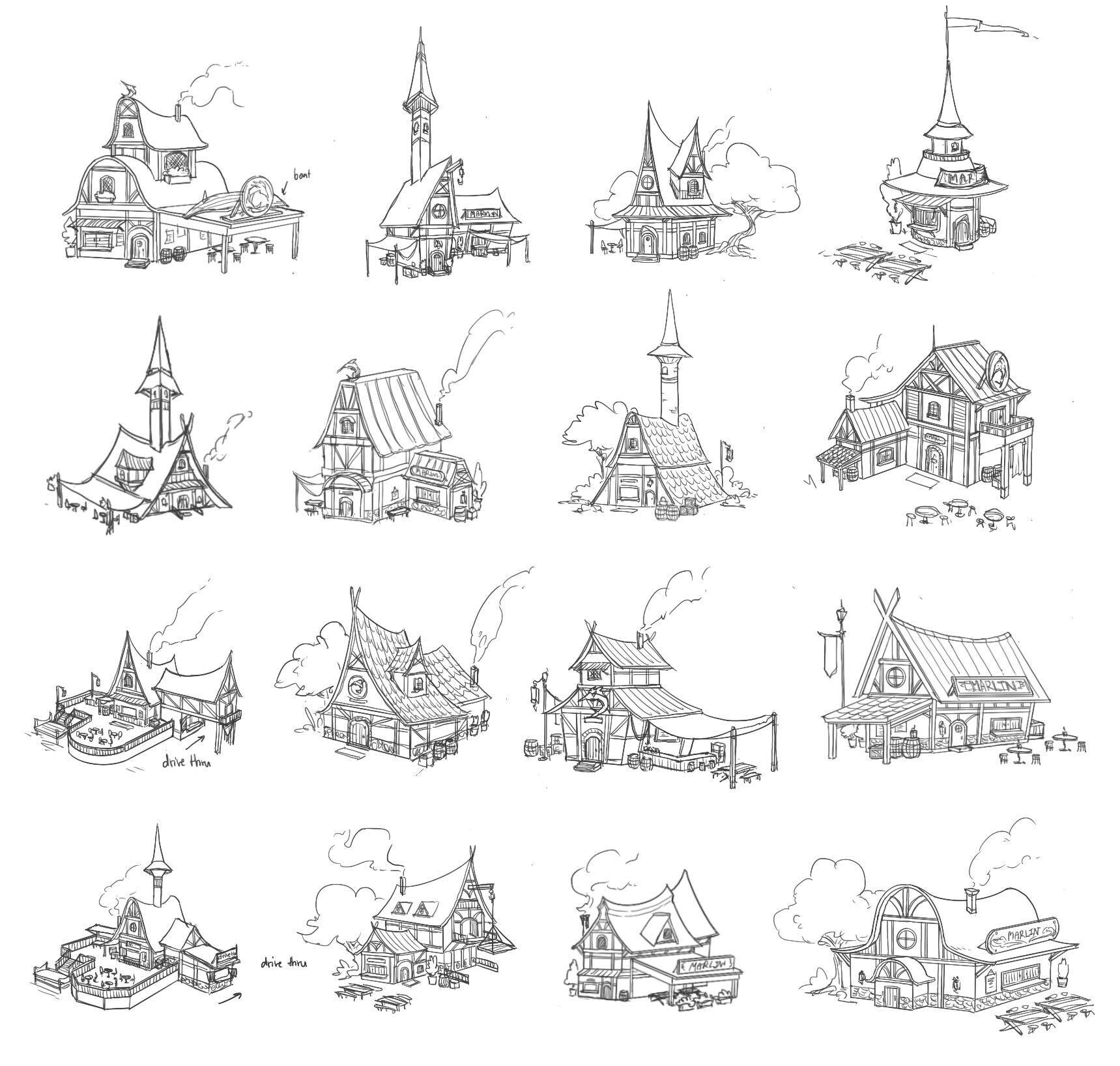 ArtStation - House Sketch & Design