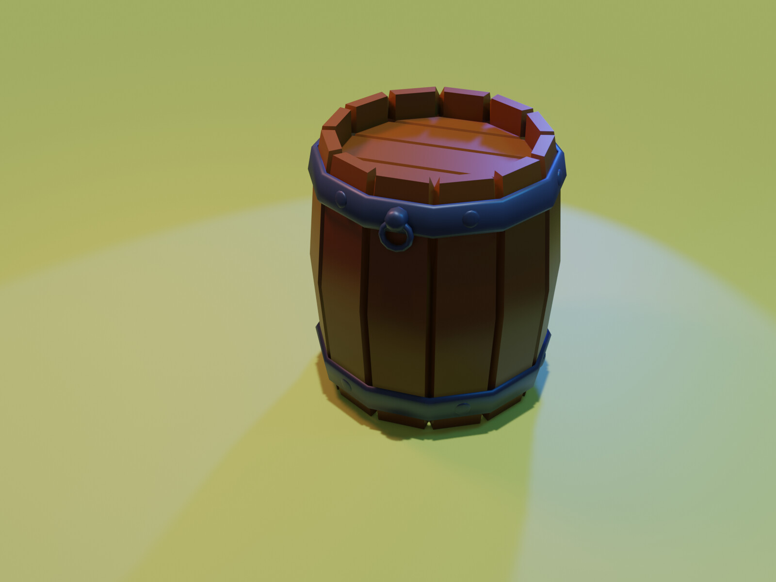 ArtStation - wood cask
