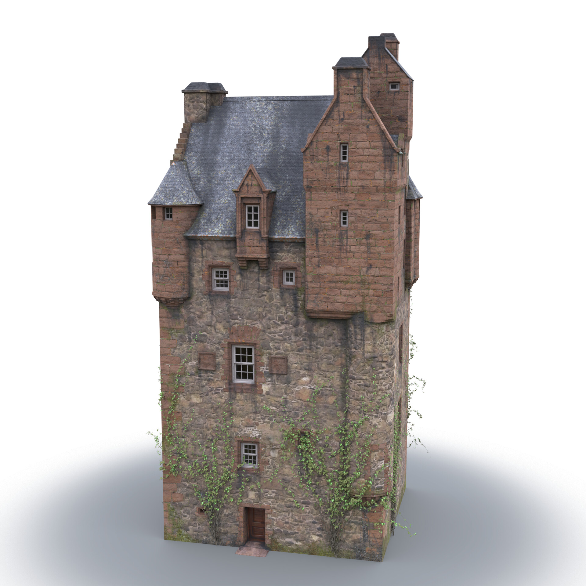ArtStation - 3D Model of the Amisfield Tower in Dumfries south-west ...