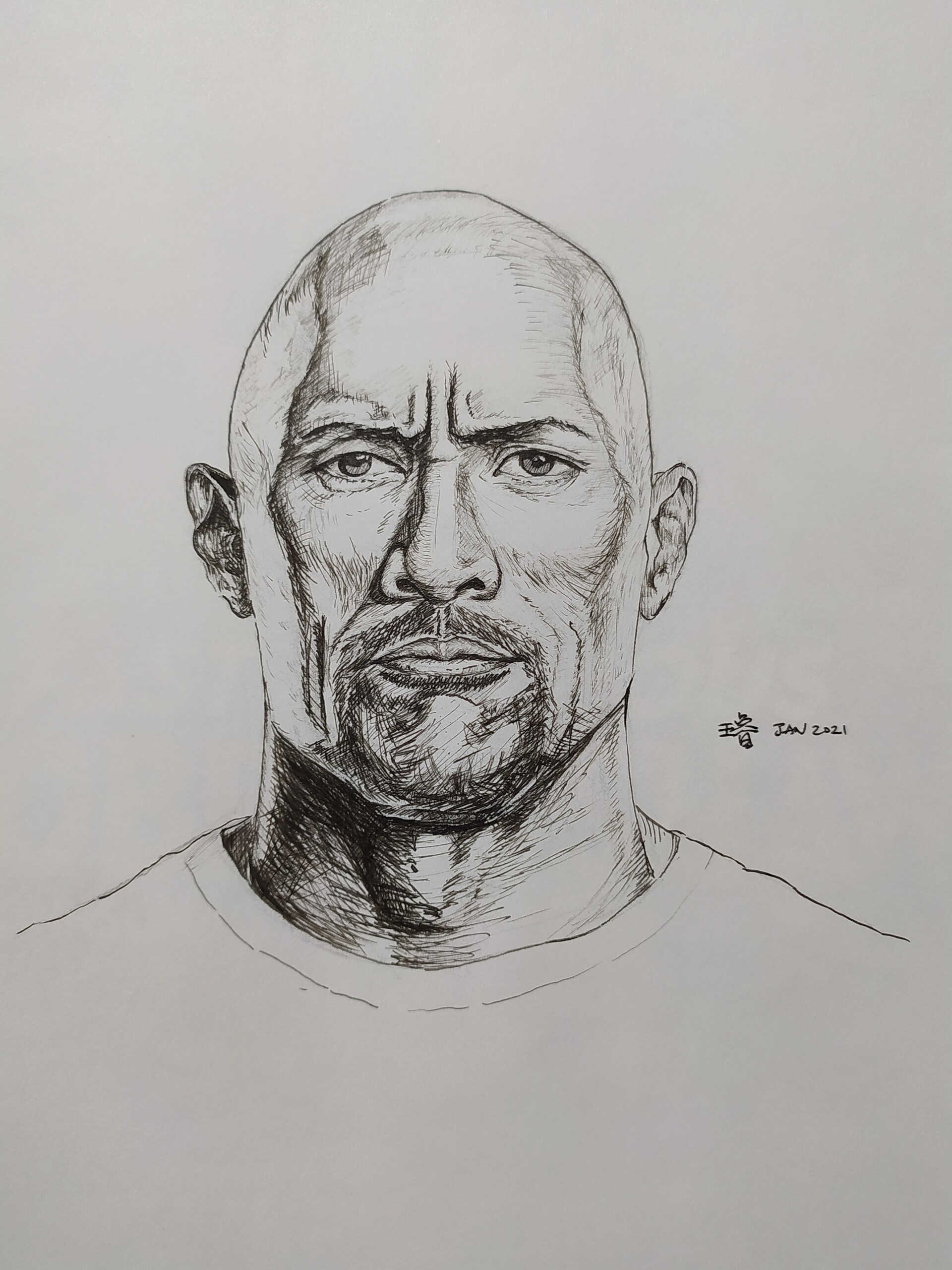 ArtStation - Dwayne "The Rock" Johnson