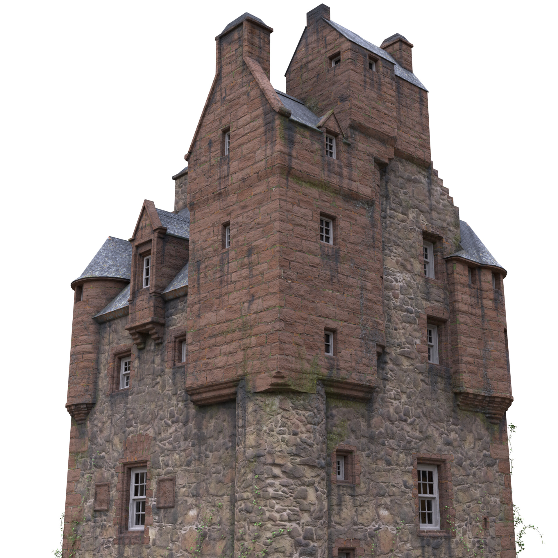Steam Bird Design - 3D Model of the Amisfield Tower in Dumfries south ...