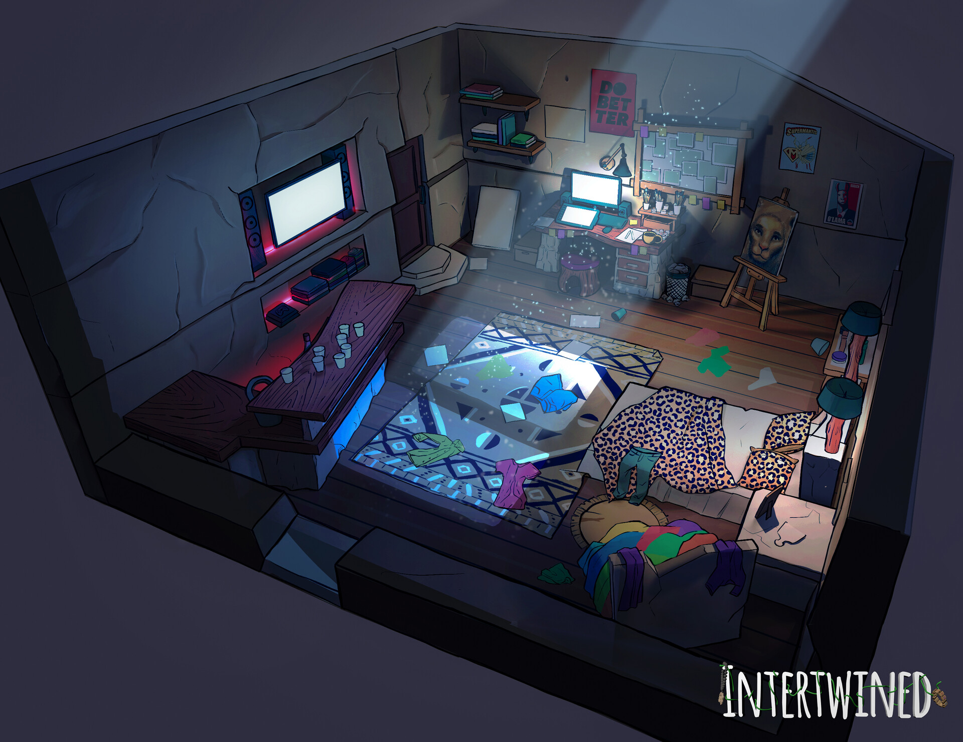 ArtStation - Kai's Room Concept - Intertwined