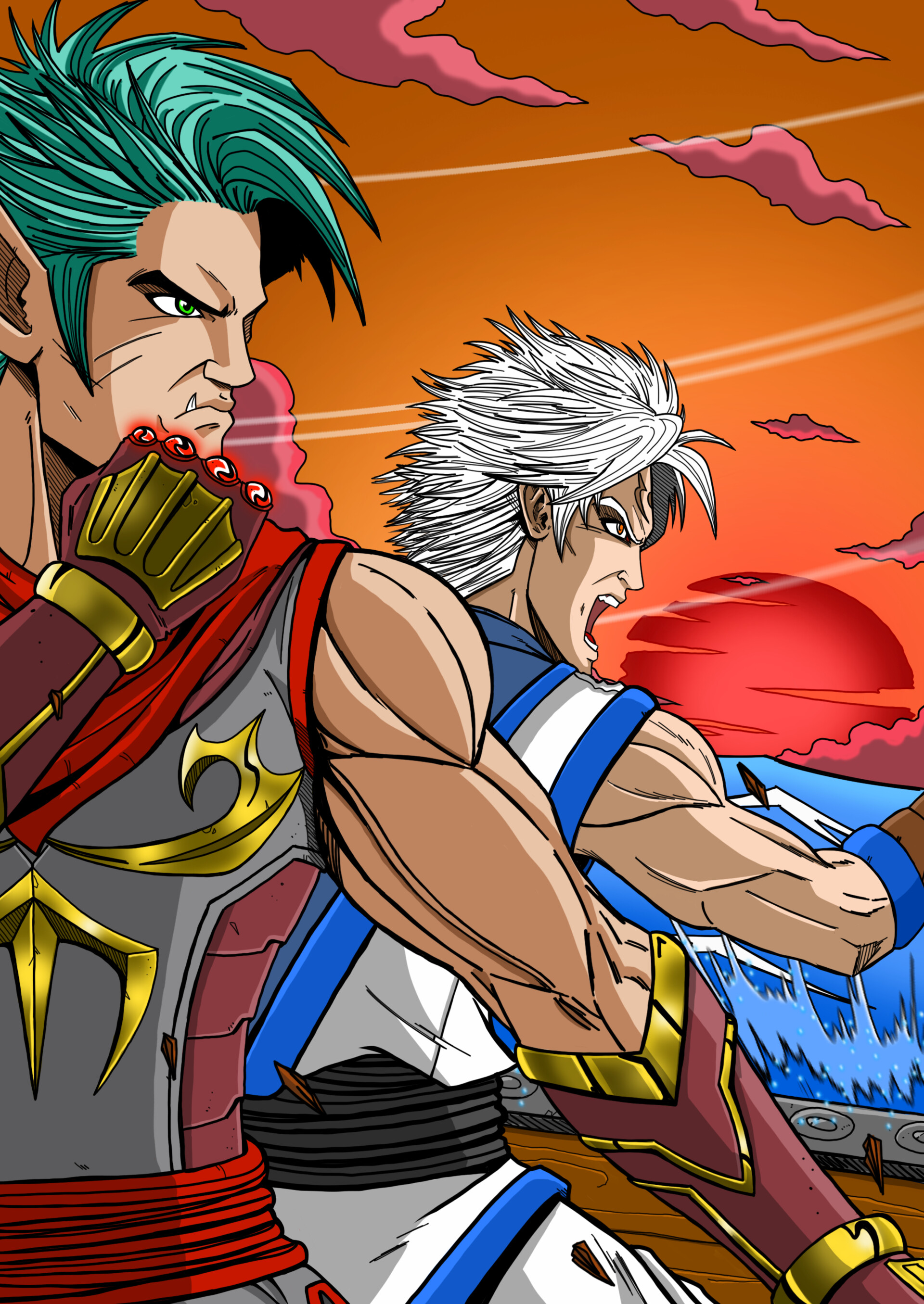 ArtStation - Two rivals forced to fight togheter