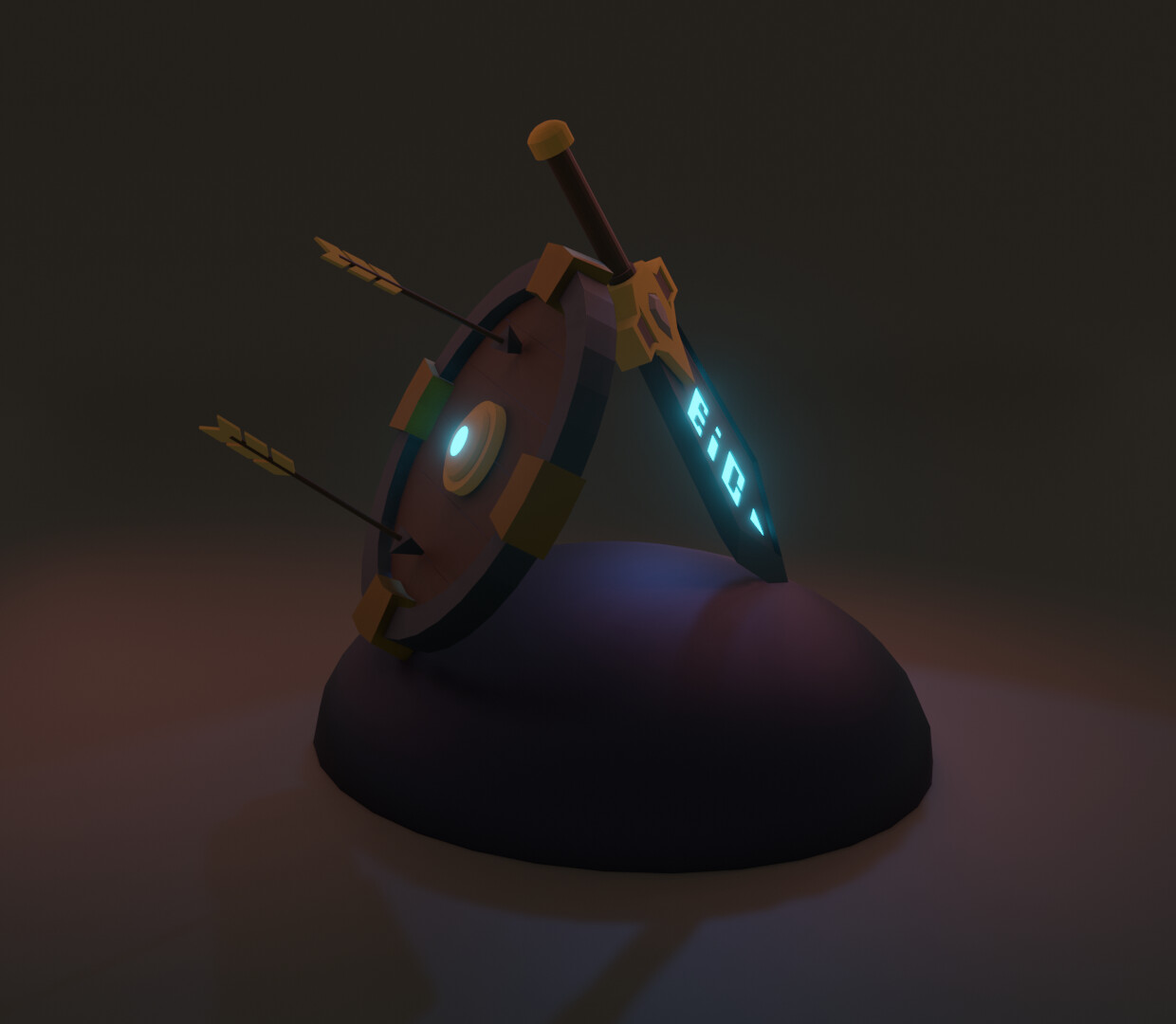 ArtStation - shield and sword