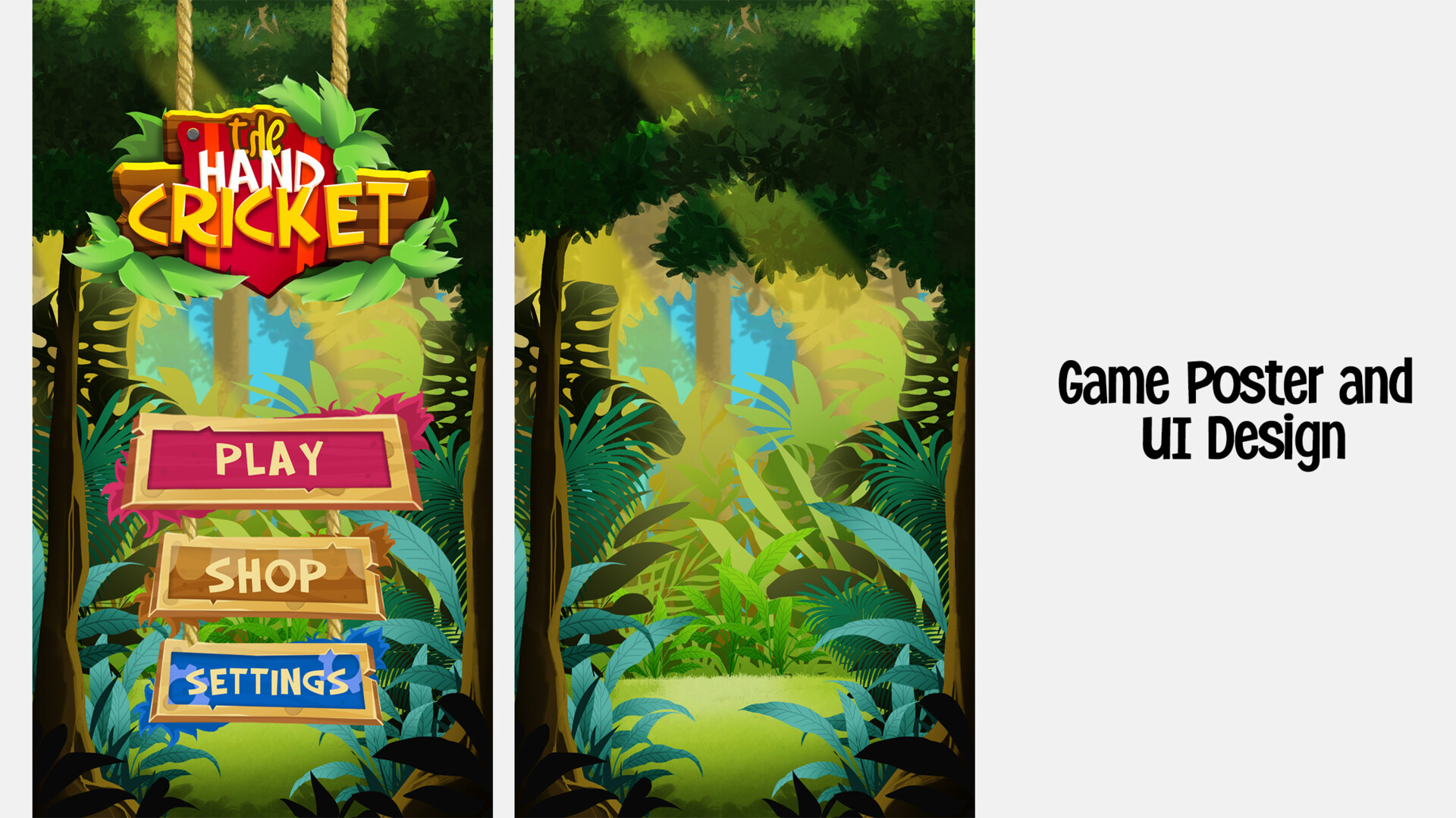 ArtStation - Hand Cricket 2d game asset