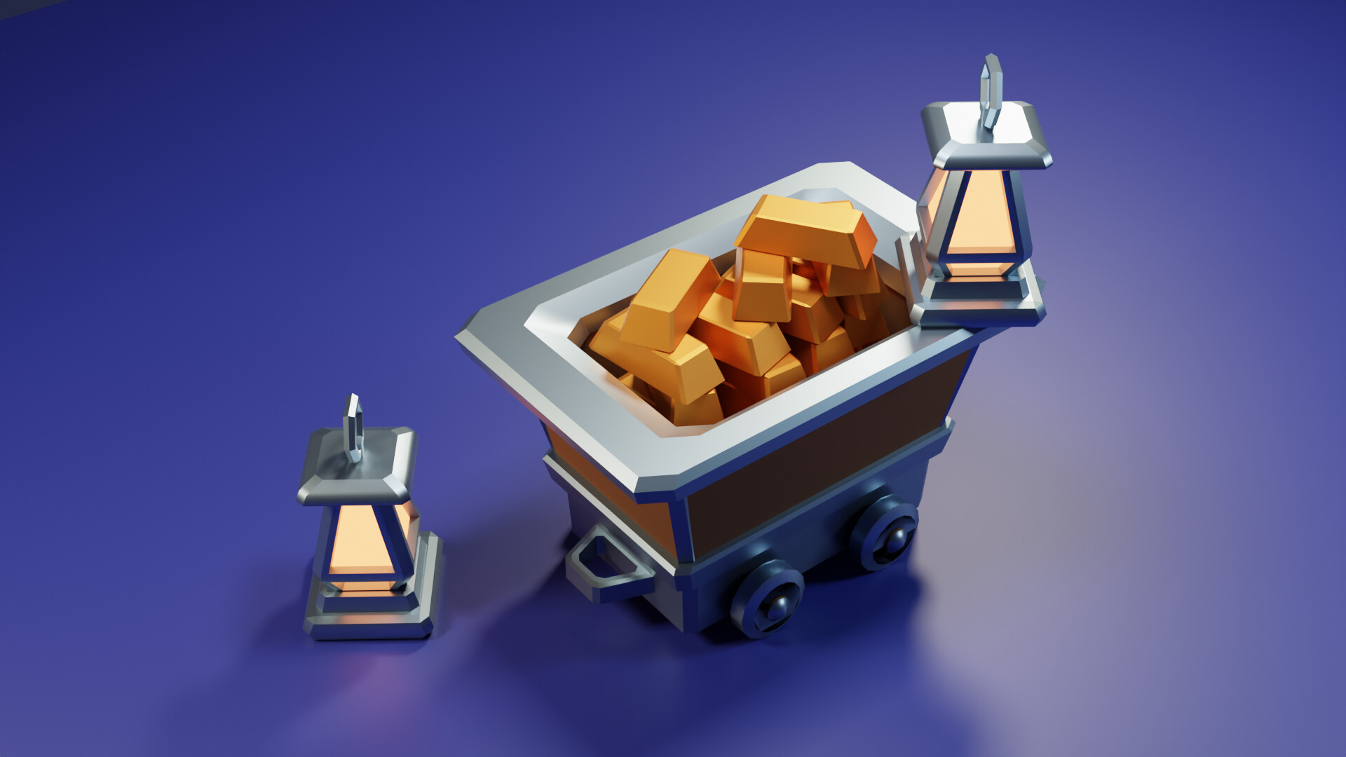 ArtStation - cart with gold