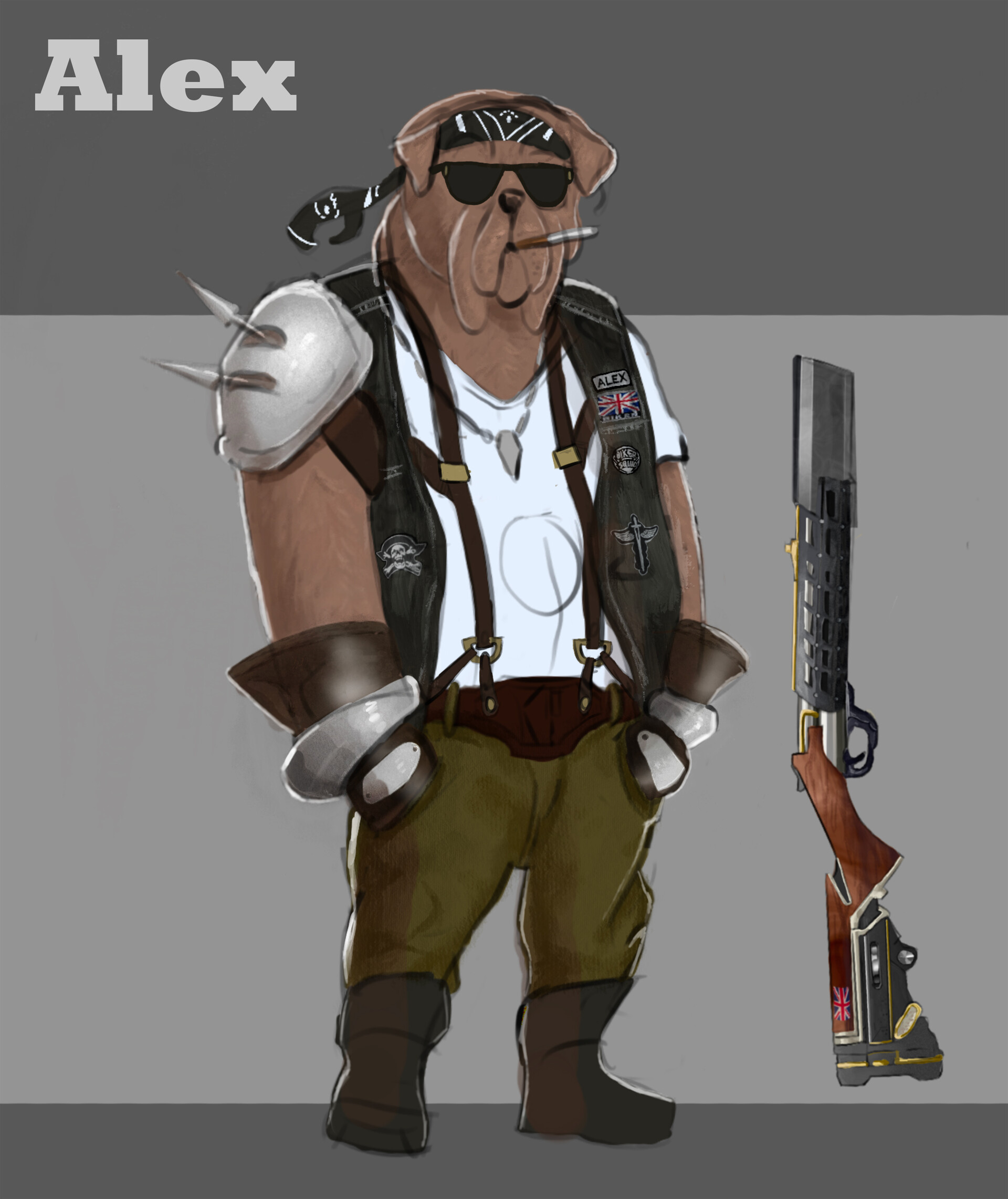 ArtStation - K9-Krew Project: Alex Final Concept