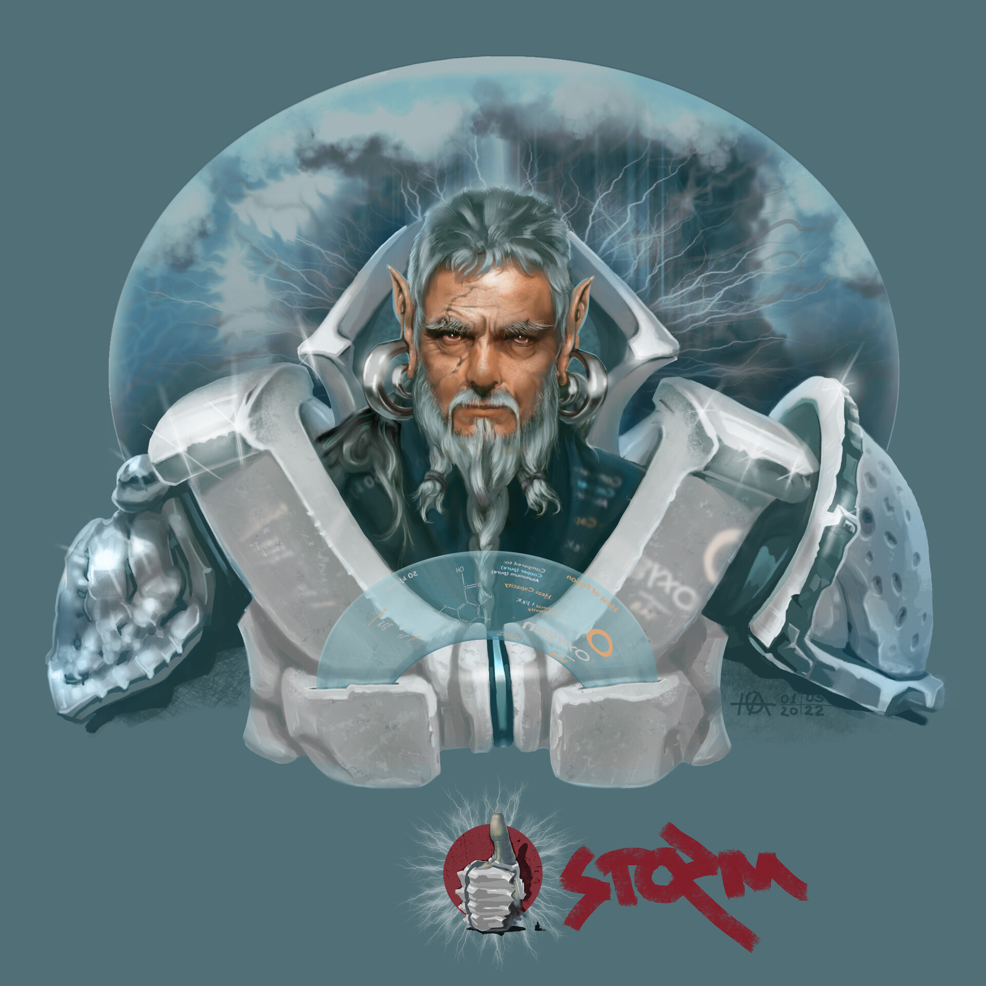ArtStation - Storm/ character design