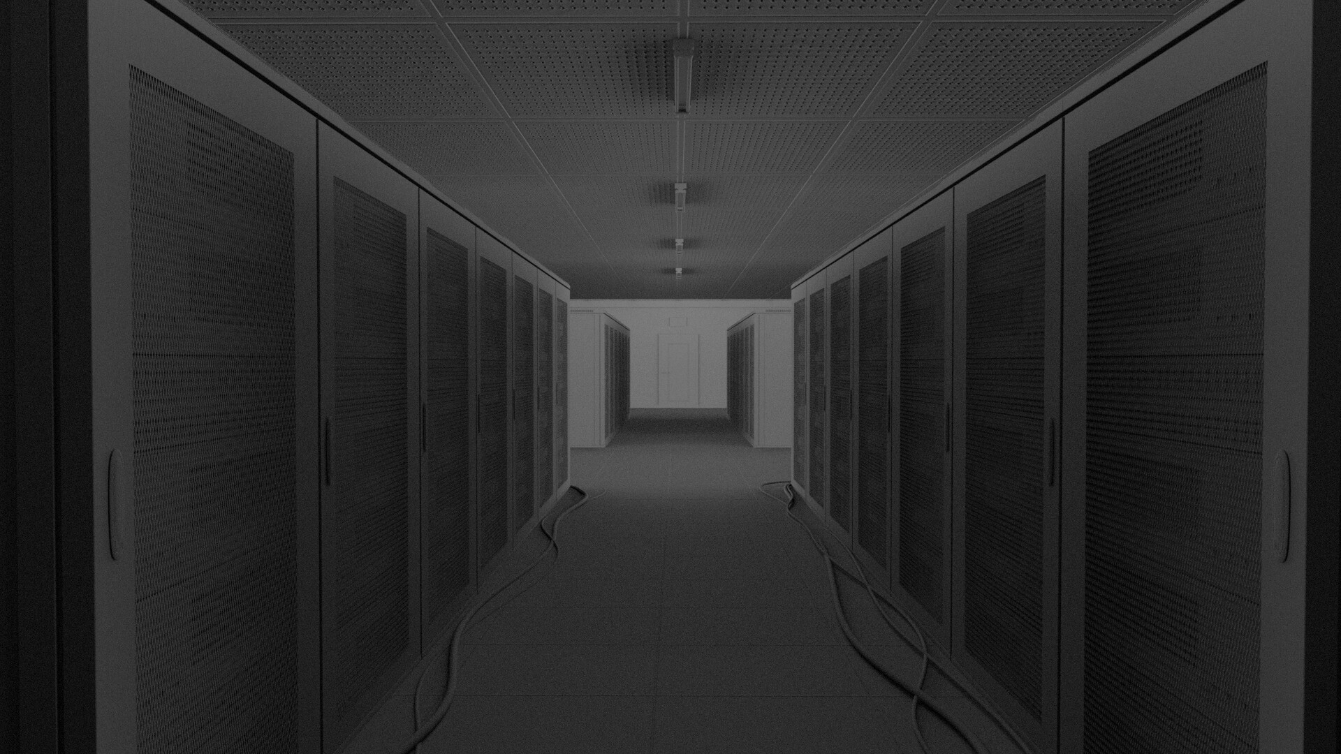 Vision_renders - Server room made for a Visual Novel