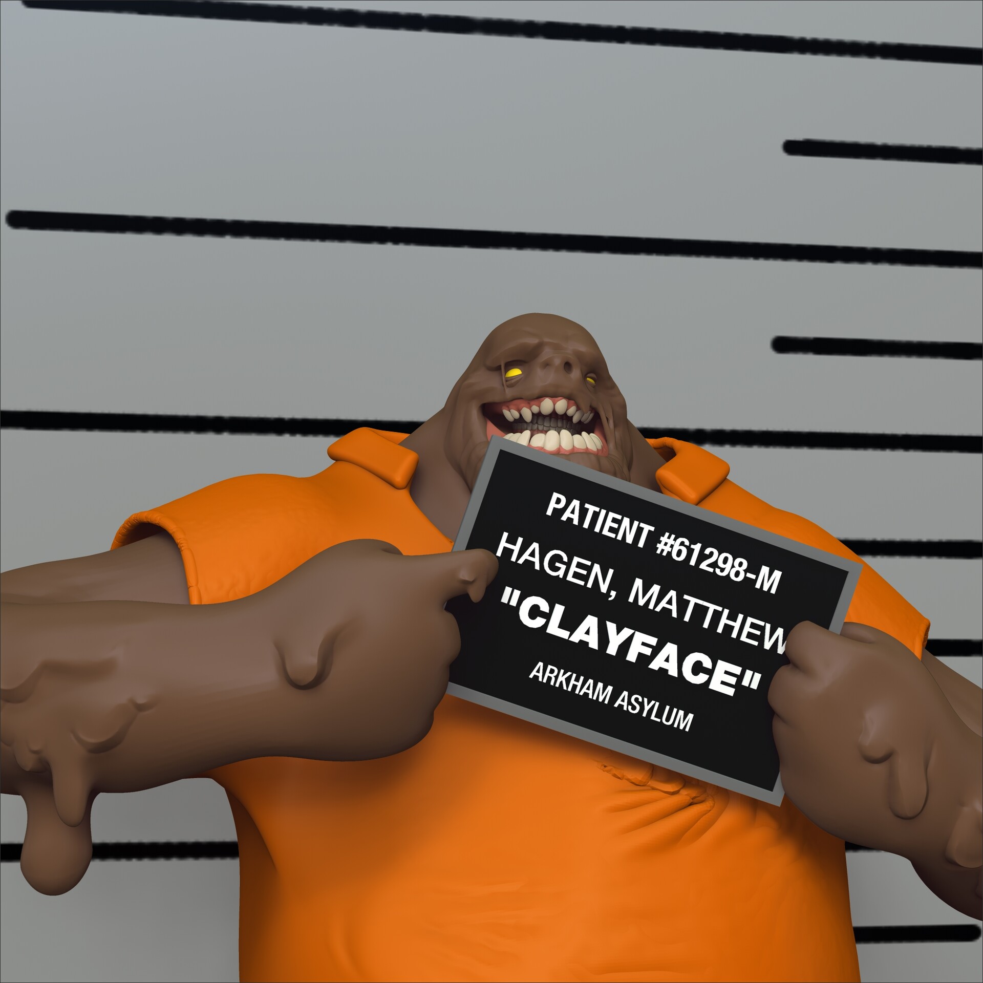 ArtStation - Sculpt-Off Theme: Arkham Inmates