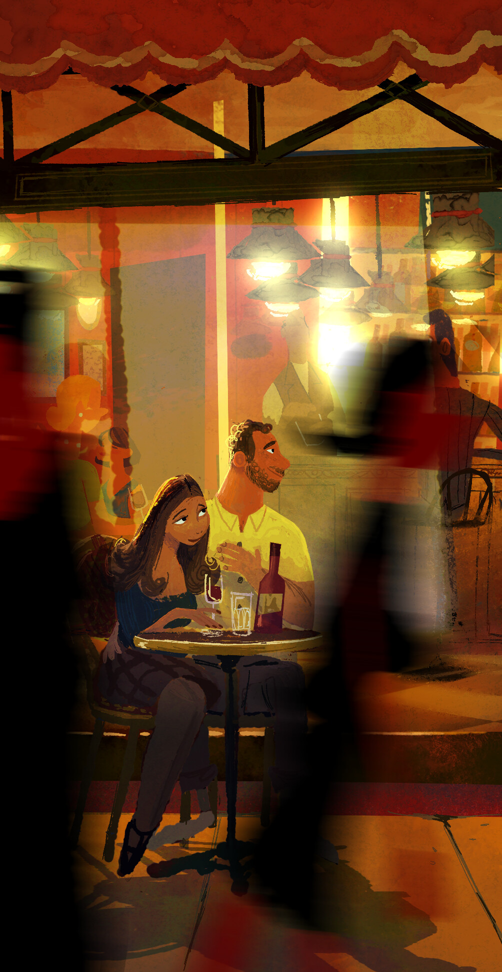 ArtStation - A café in Paris