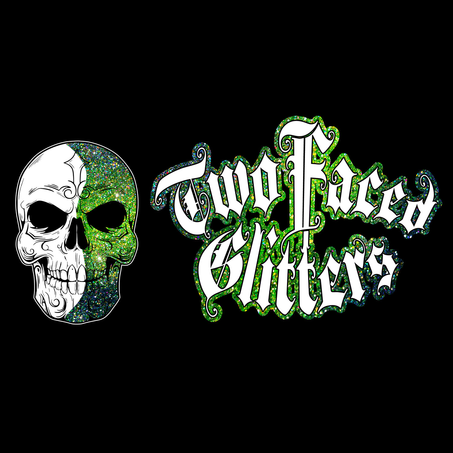 ArtStation - TwoFaced Glitter Logo and Branding