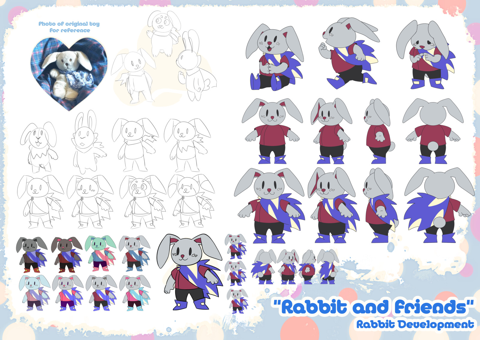 Athena Lord - Rabbit and Friends - Character Designs