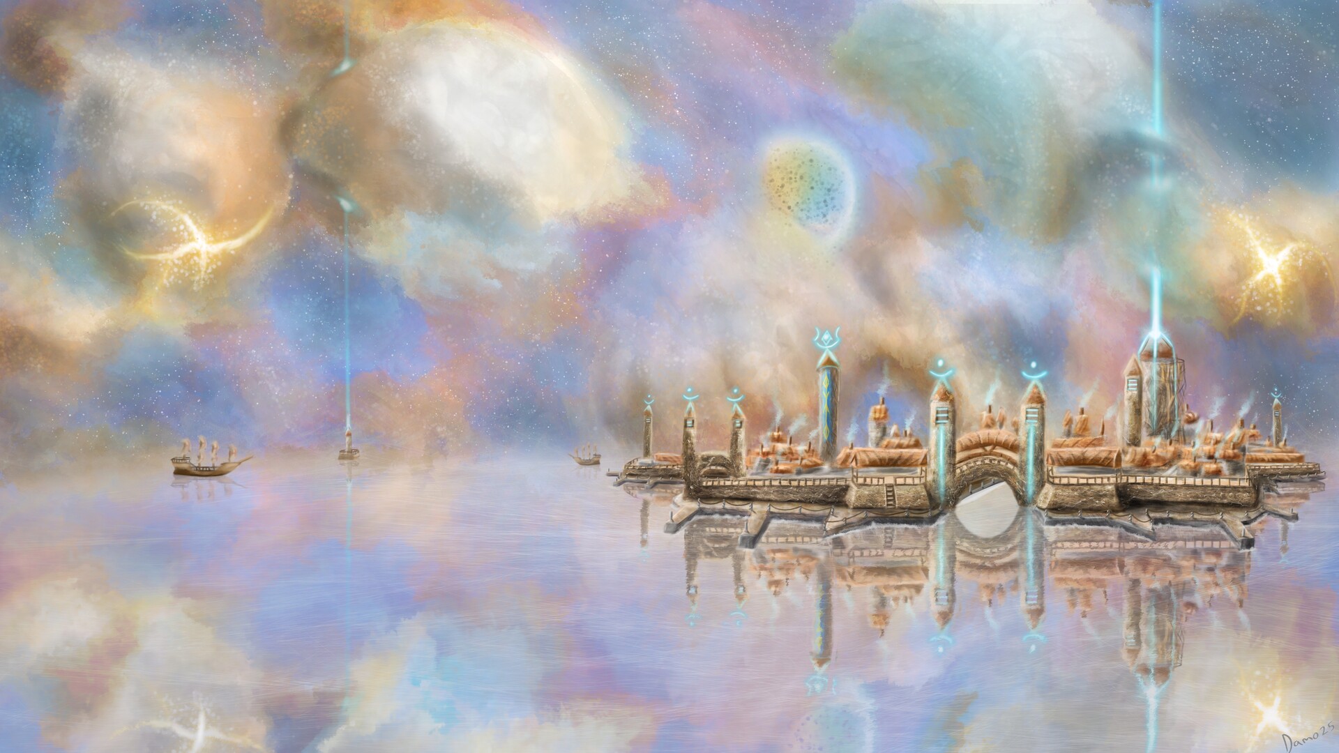 ArtStation - City On Water