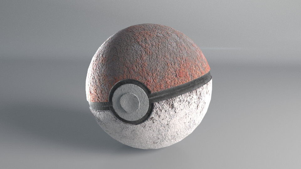 ArtStation - Pokeball texturée