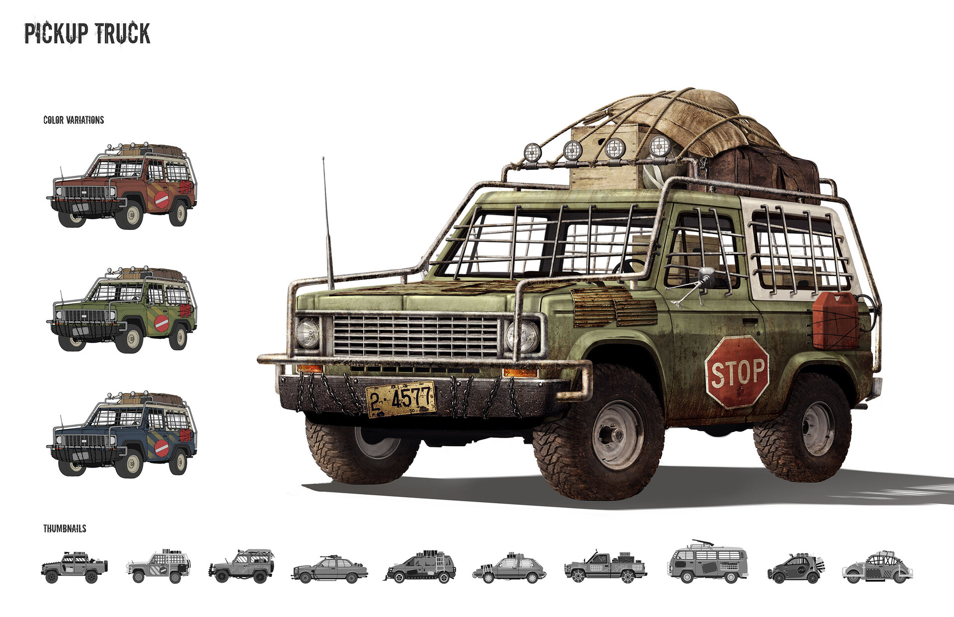 ArtStation - Pickup truck