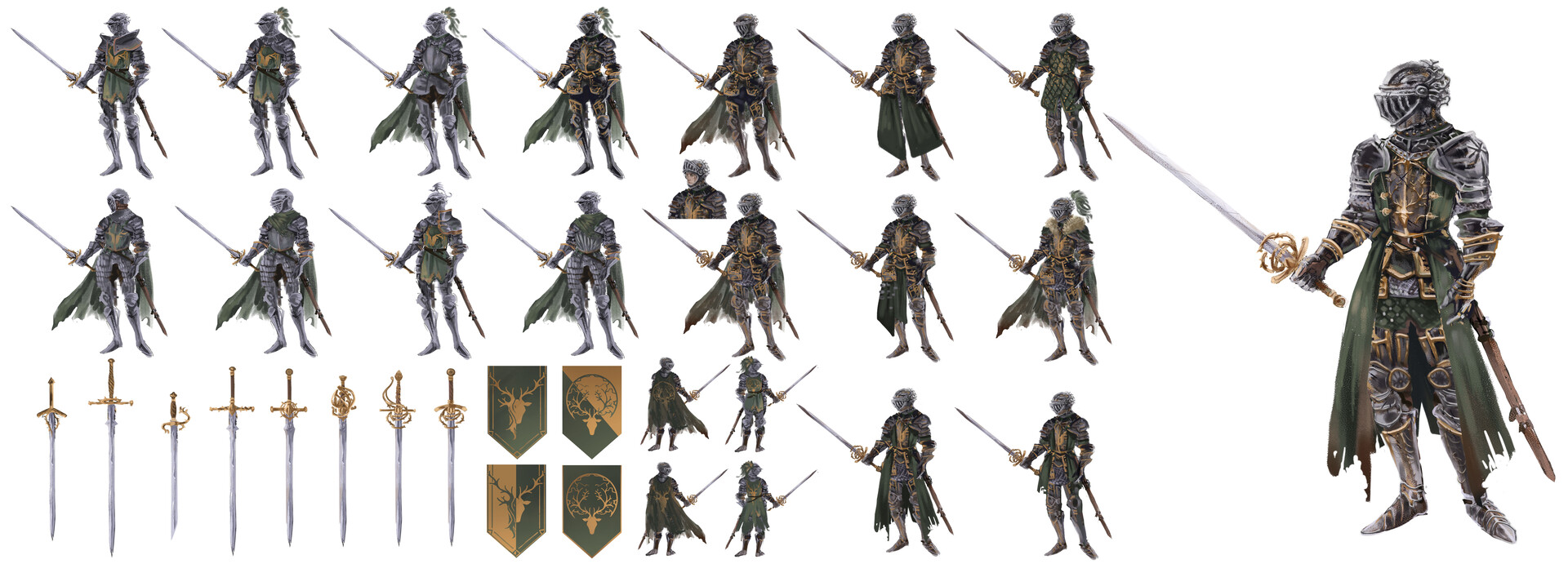 Maria Minaeva - Knight Silas and Horsey- Character Design