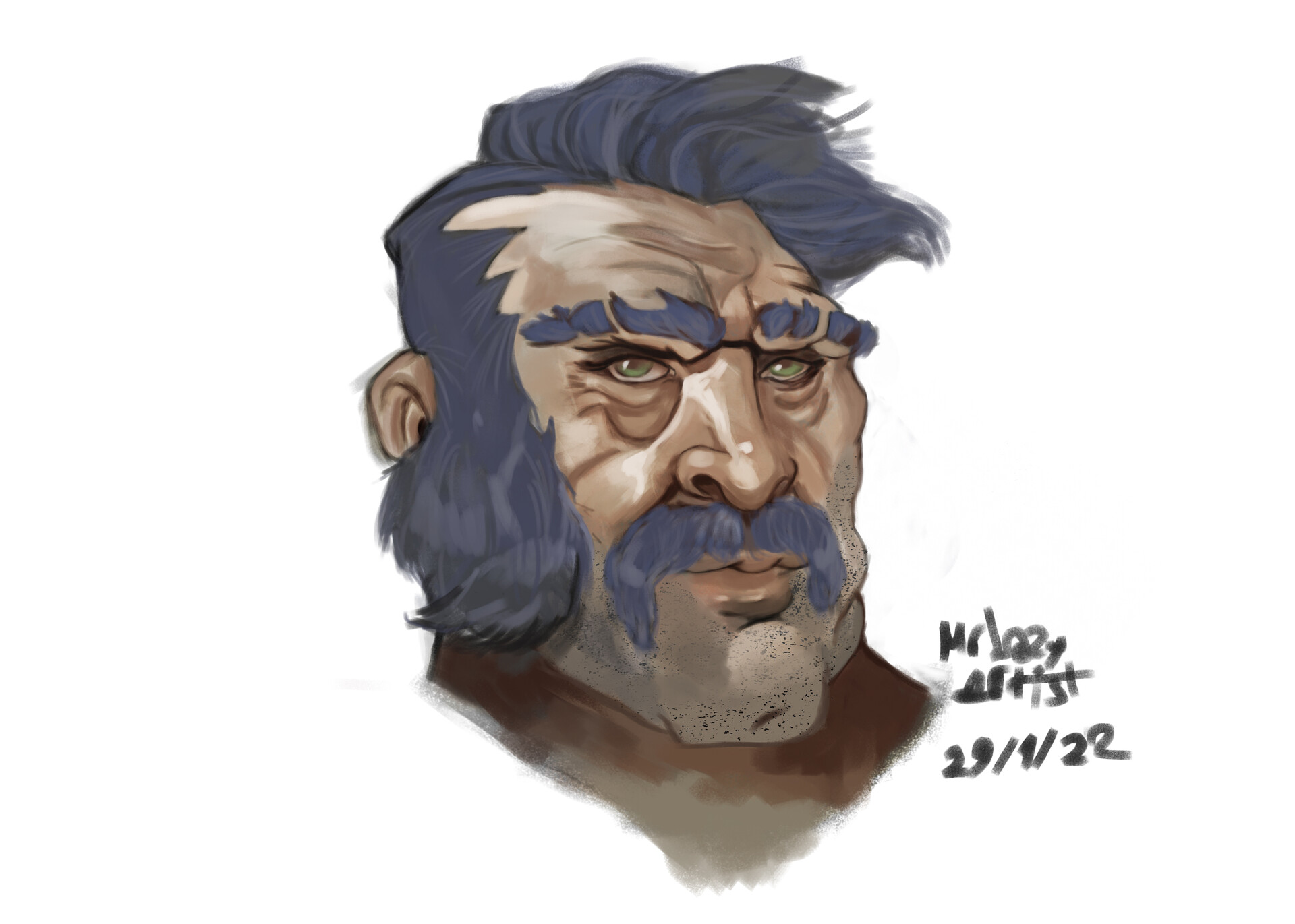 ArtStation - man drawing