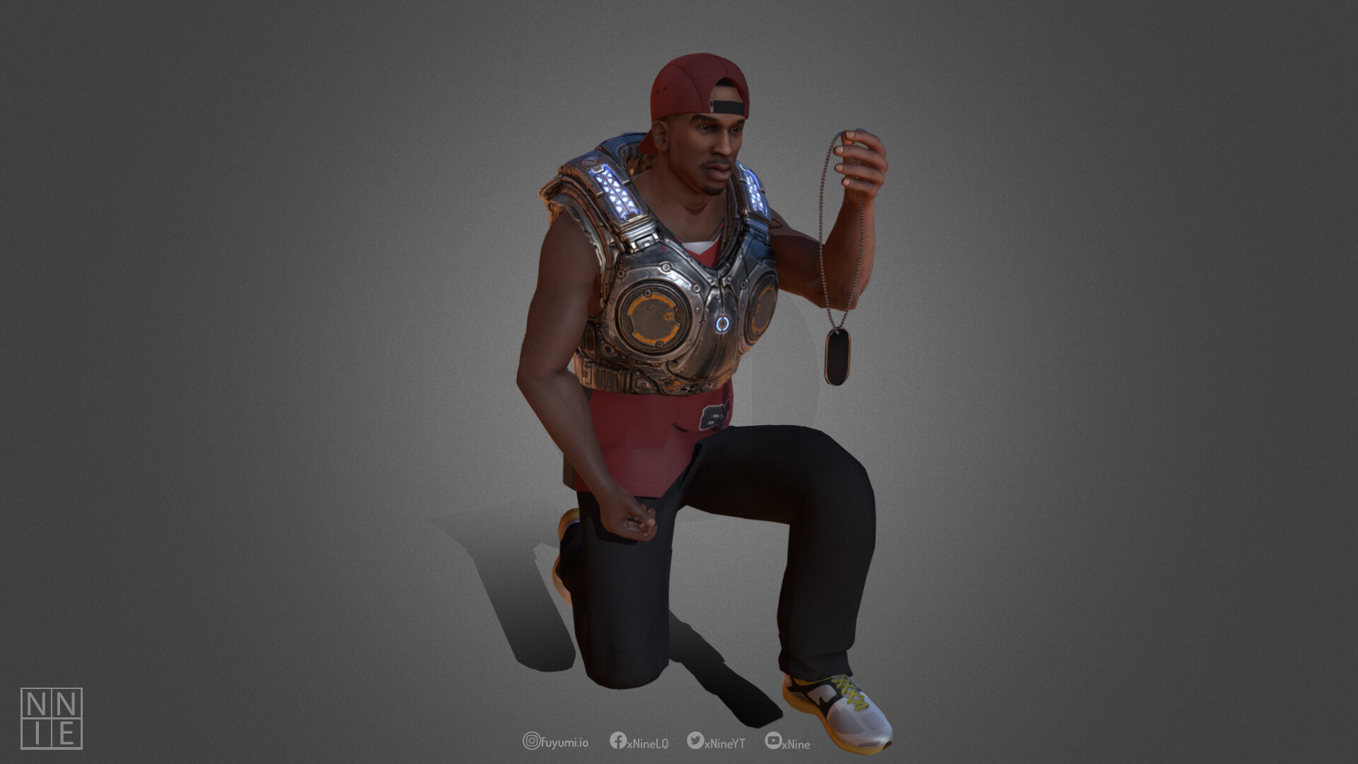 ArtStation - Carl Johnson 3D model (Mode COG)