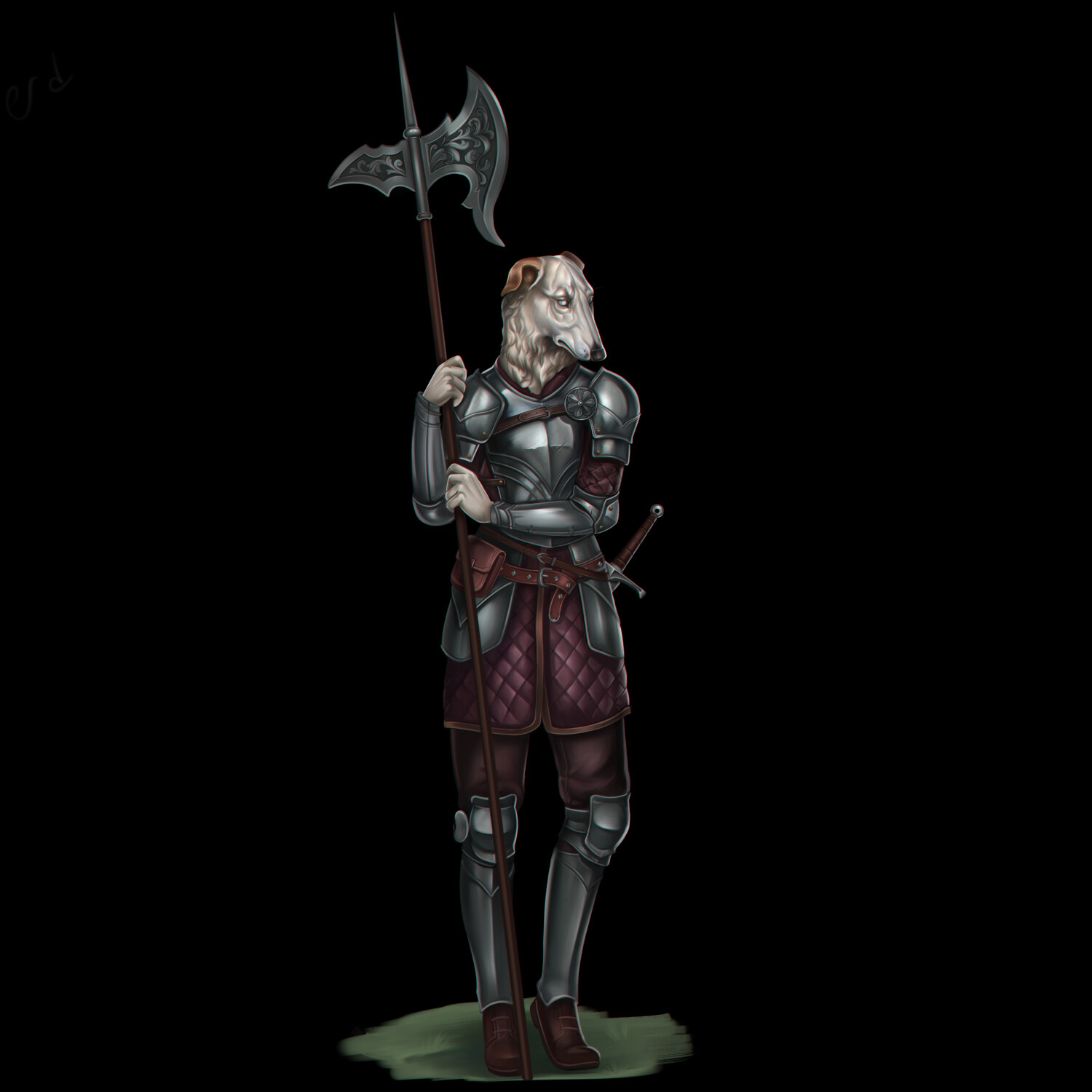 ArtStation - Dog knight