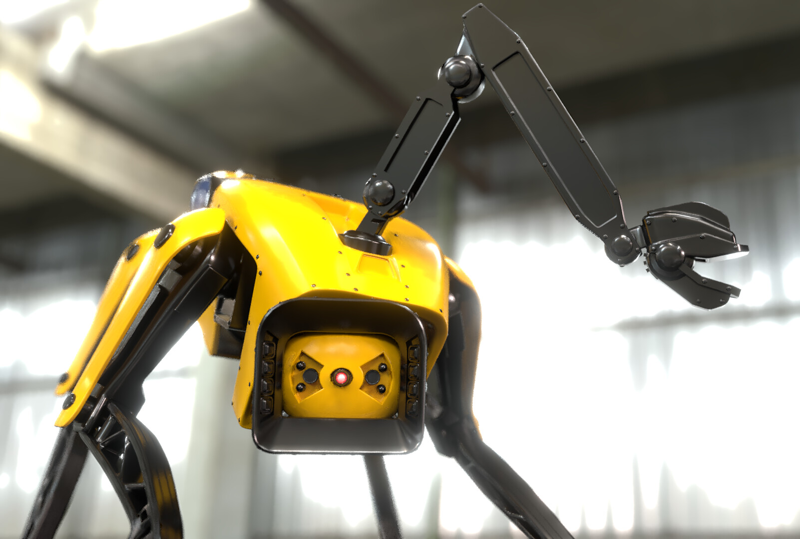 Eric Keller - Quadbot from my Gnomon Workshop Maya 2022 video series