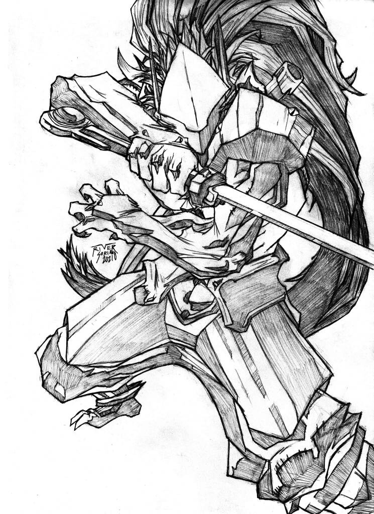 ArtStation - Hakumen - BlazBlue