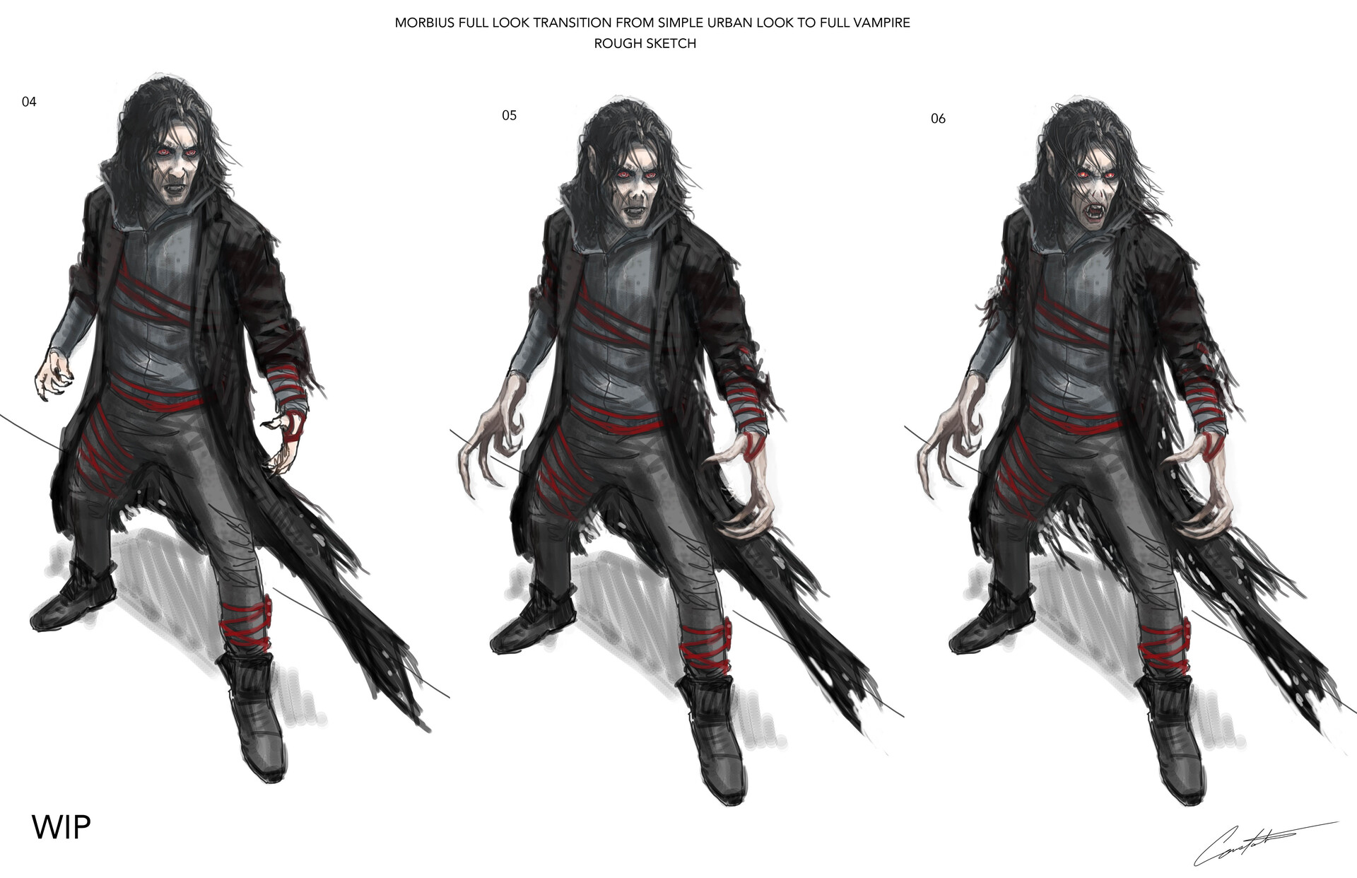 Constantine Sekeris - Morbius Costume Concepts