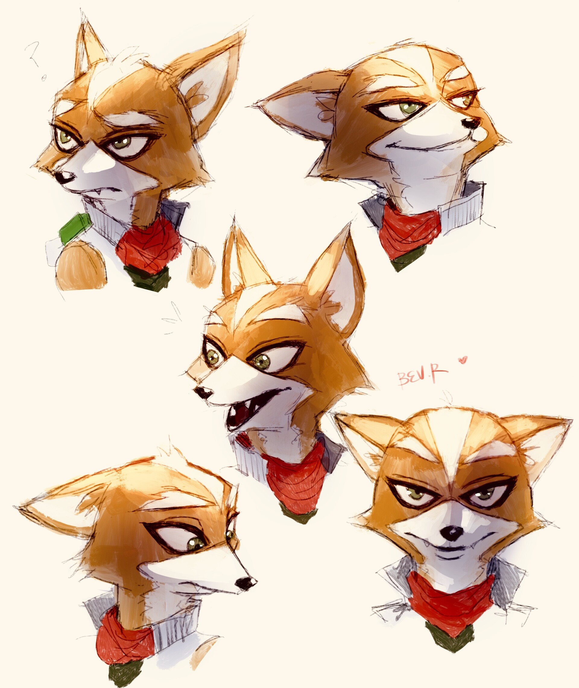 ArtStation - Fox Expressions